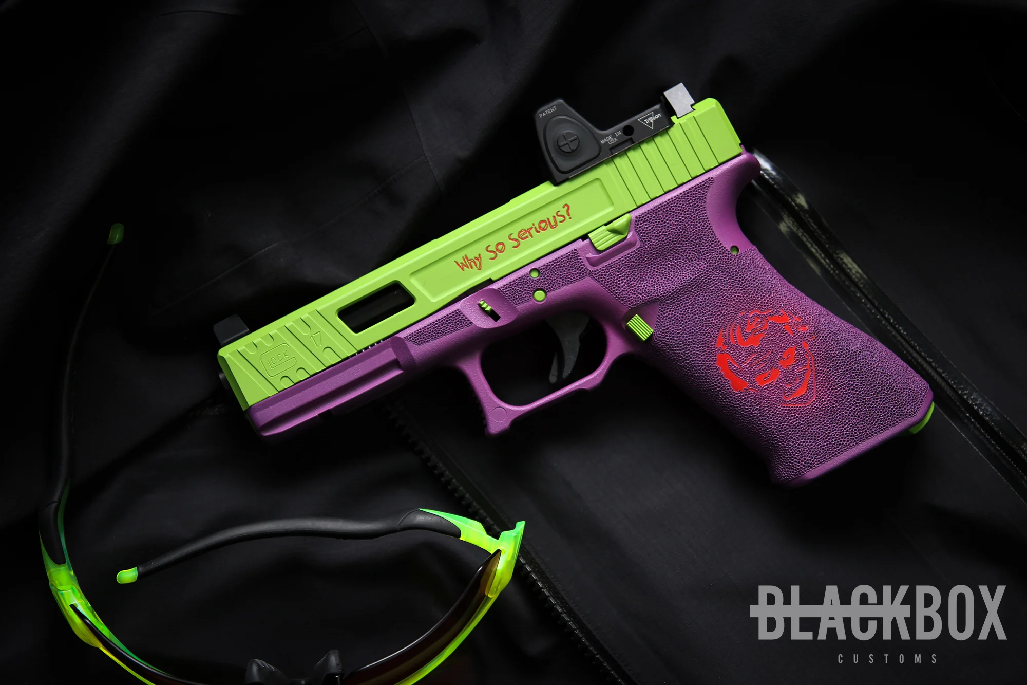 Black Box Customs - (021) Glock 17 Gen 3 - Joker Theme