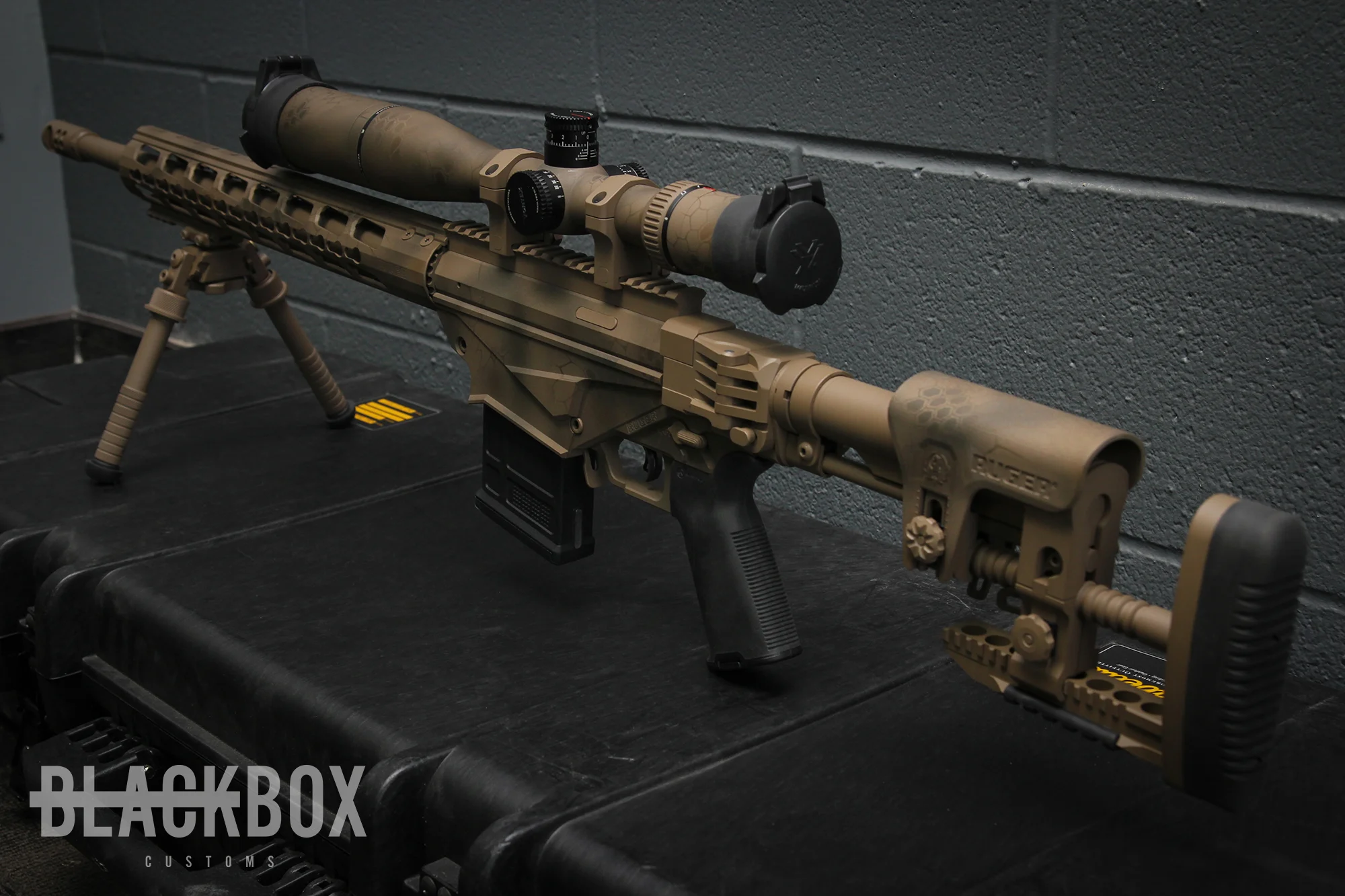 Black Box Customs - (099) Ruger Precision Rifle - Custom Tan Krypteks