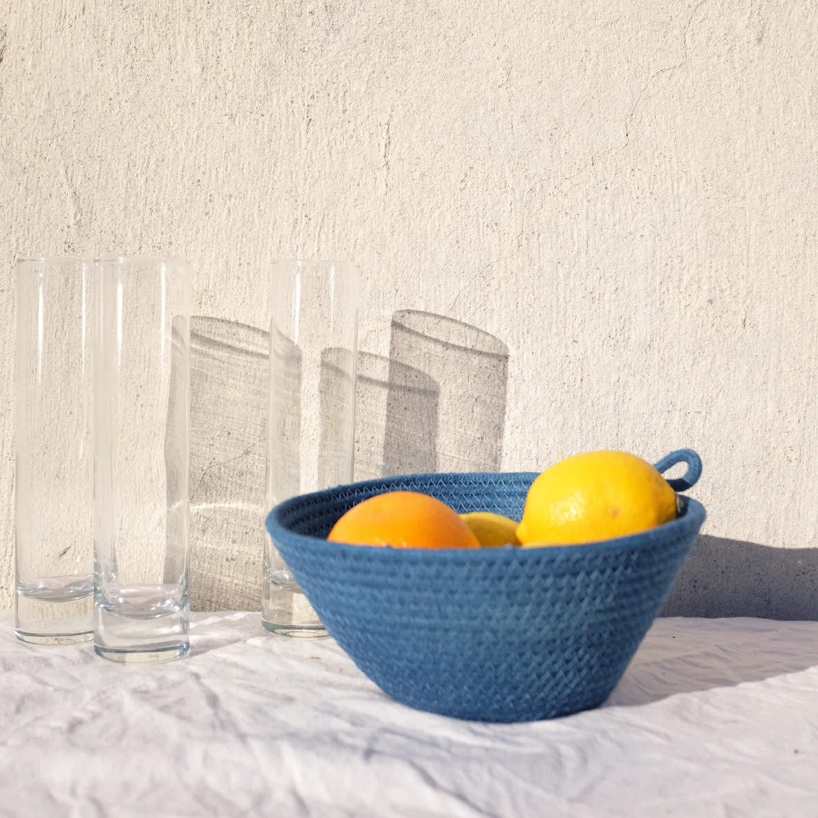 Small indigo rope purse — APPRVL