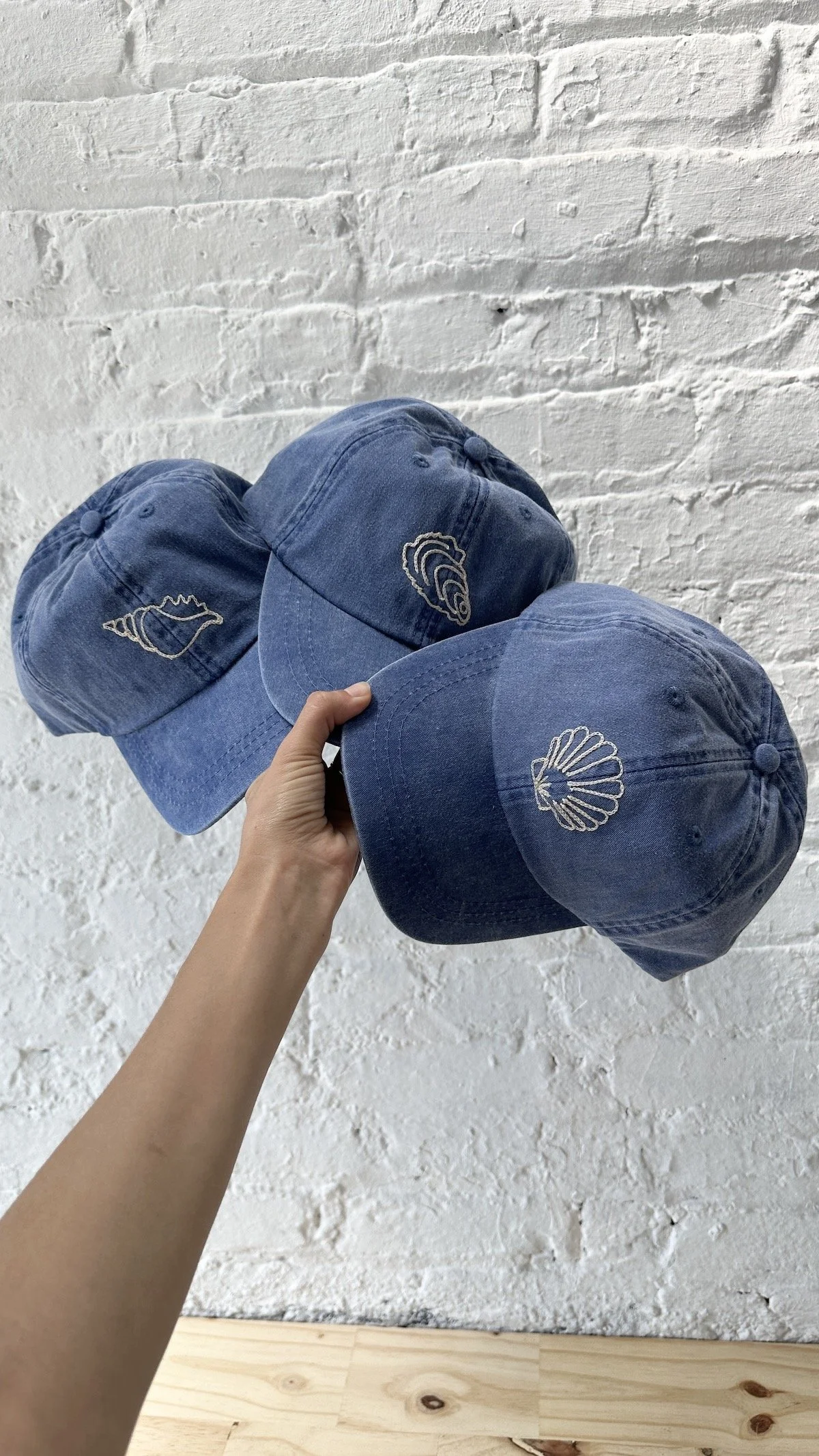 Shell Chainstitch Embroidered Hats — APPRVL NYC Custom Chainstitch ...