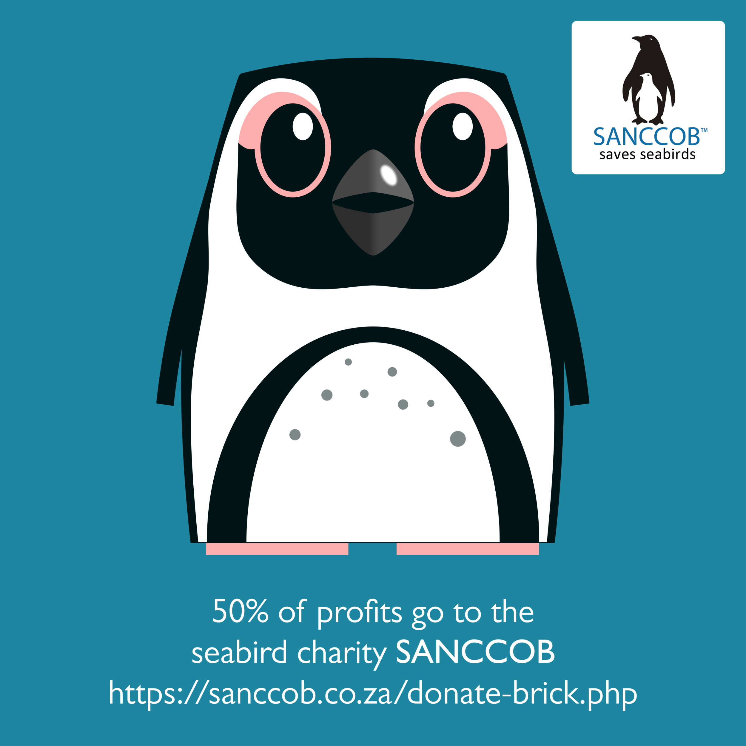 African Penguin - 50% of profits to charity — 6040.studio