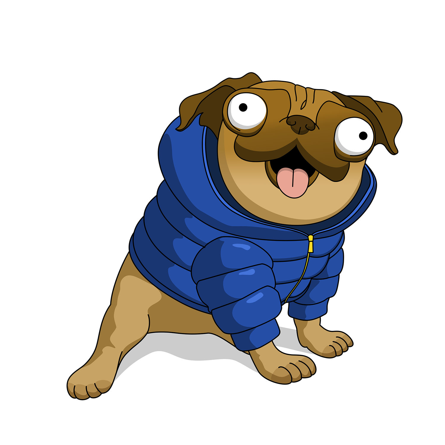 Rufus the puffer pug — 6040.studio