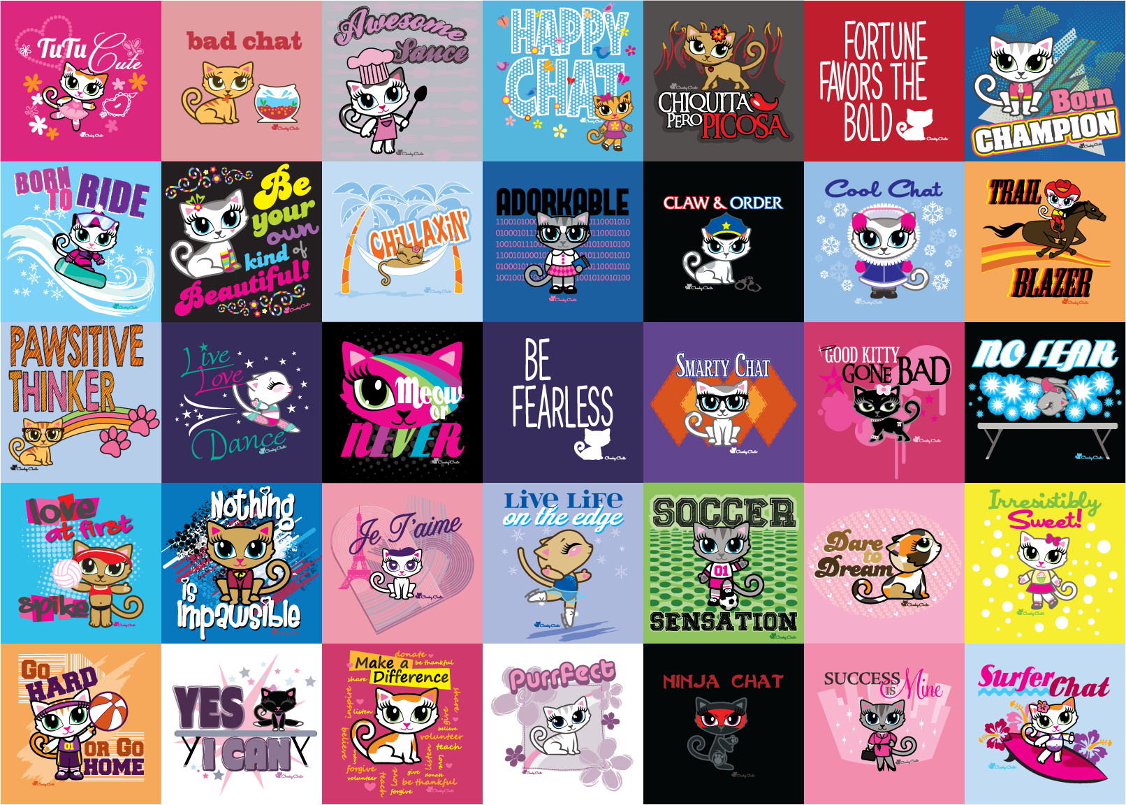 CHEEKY CHATS Cute Cats Meet Girl Power