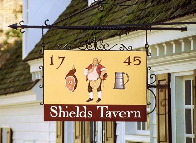 Colonial Williamsburg Signs
