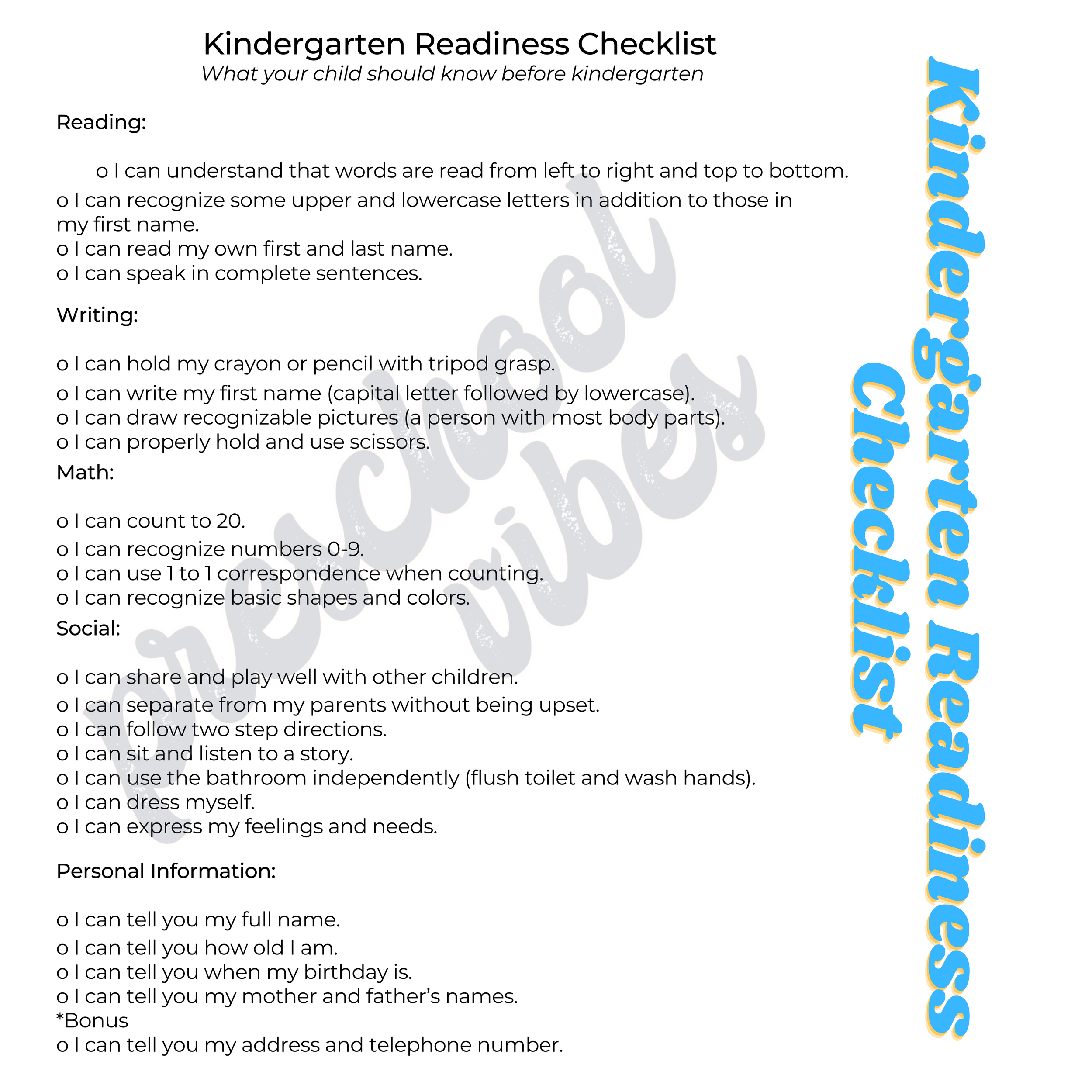 Digital Downloads — Preschool Vibes