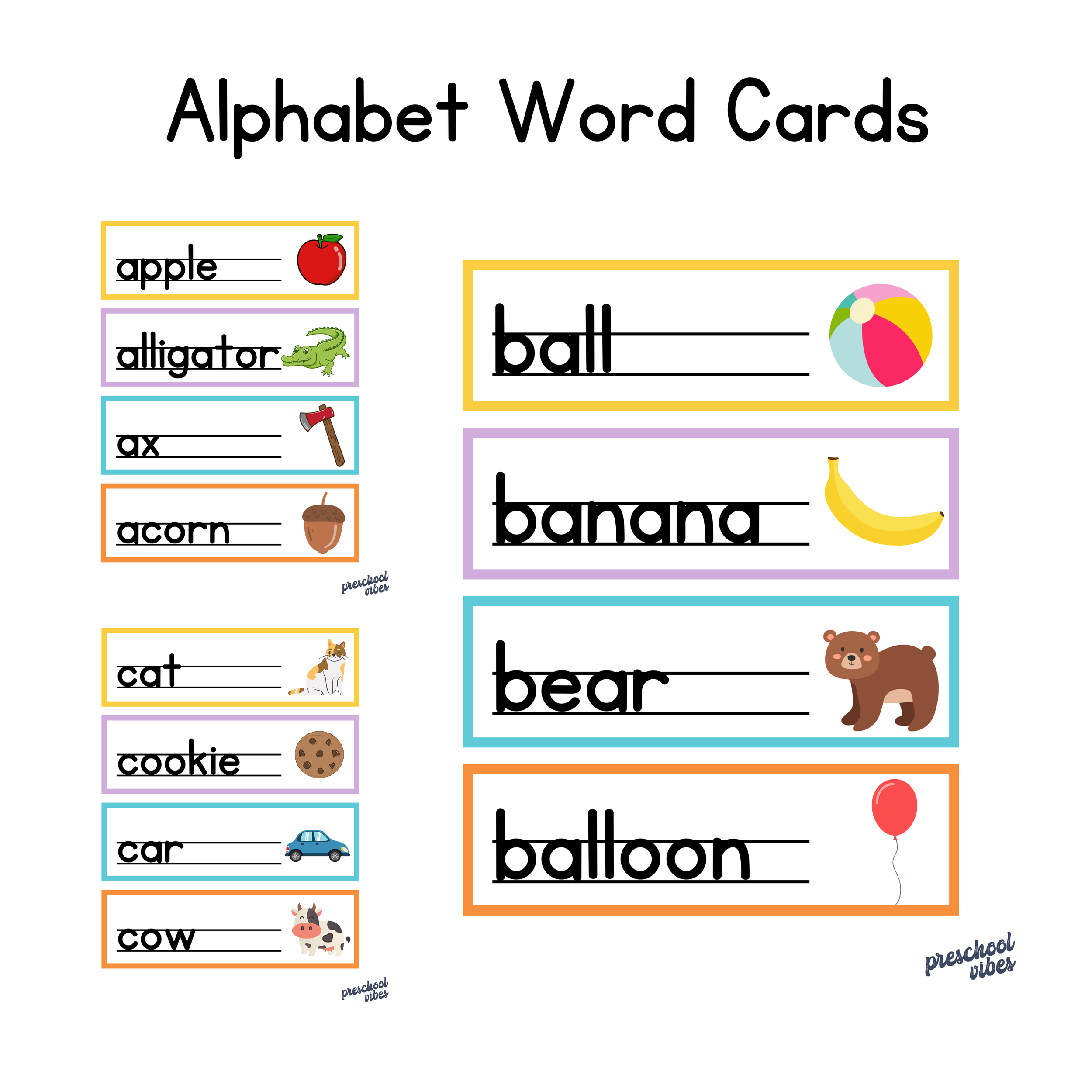 Digital Downloads — Preschool Vibes