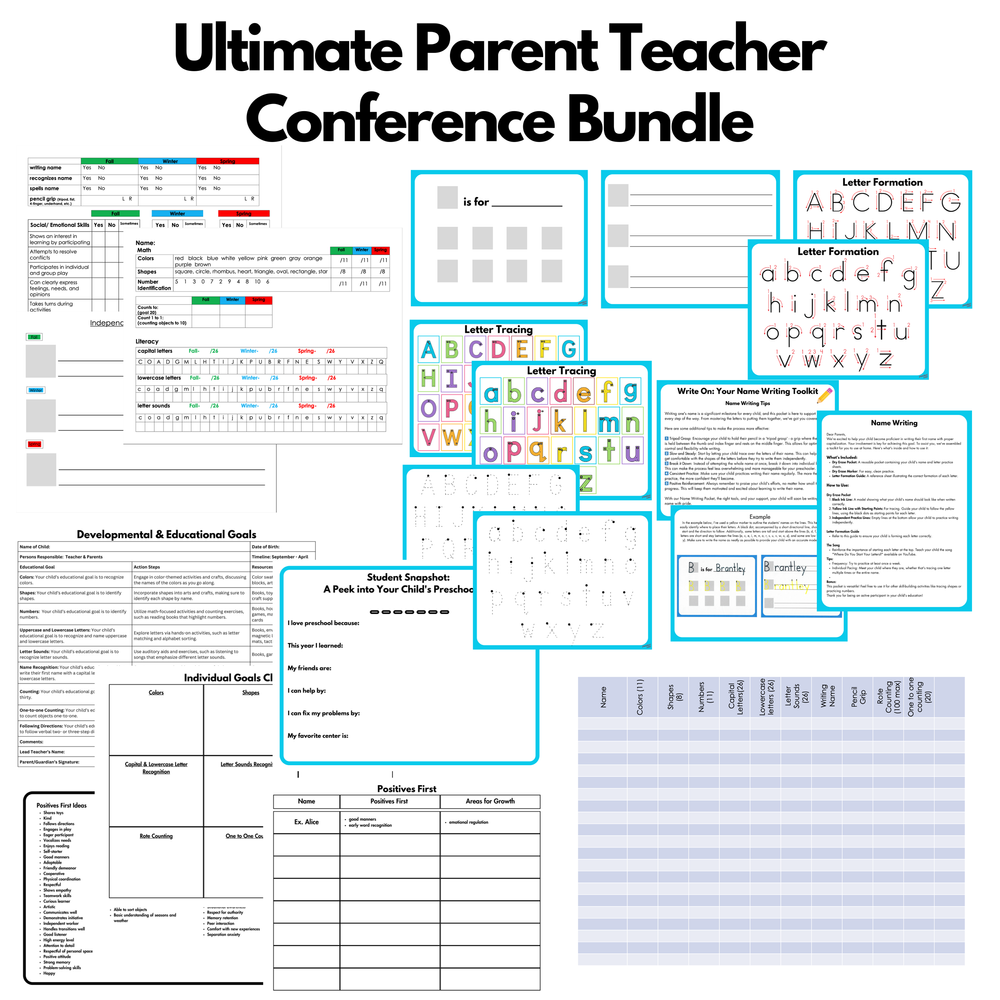 Parent Teacher Conference Sign Up Letter