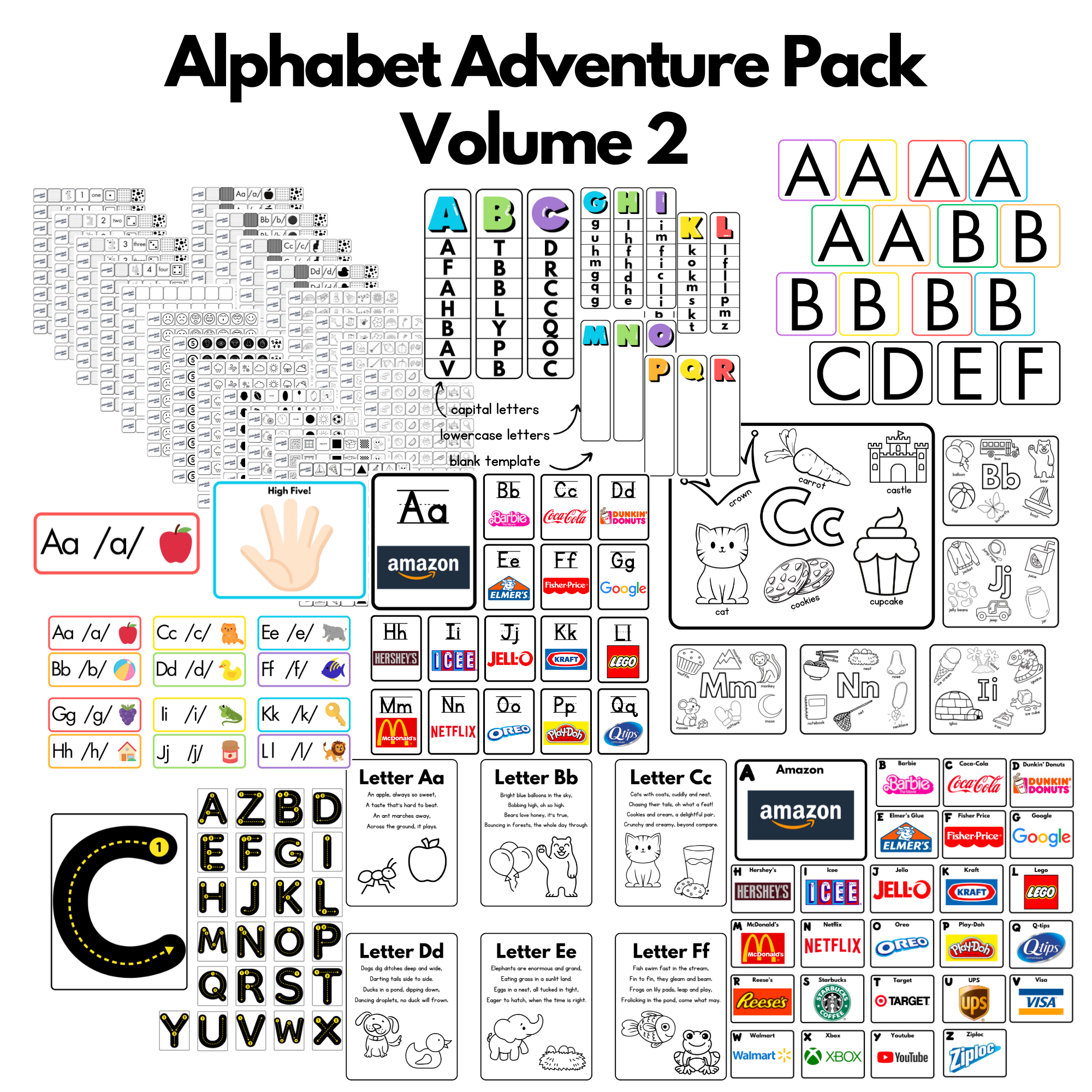 Literacy Skills & Letter Table — Preschool Vibes