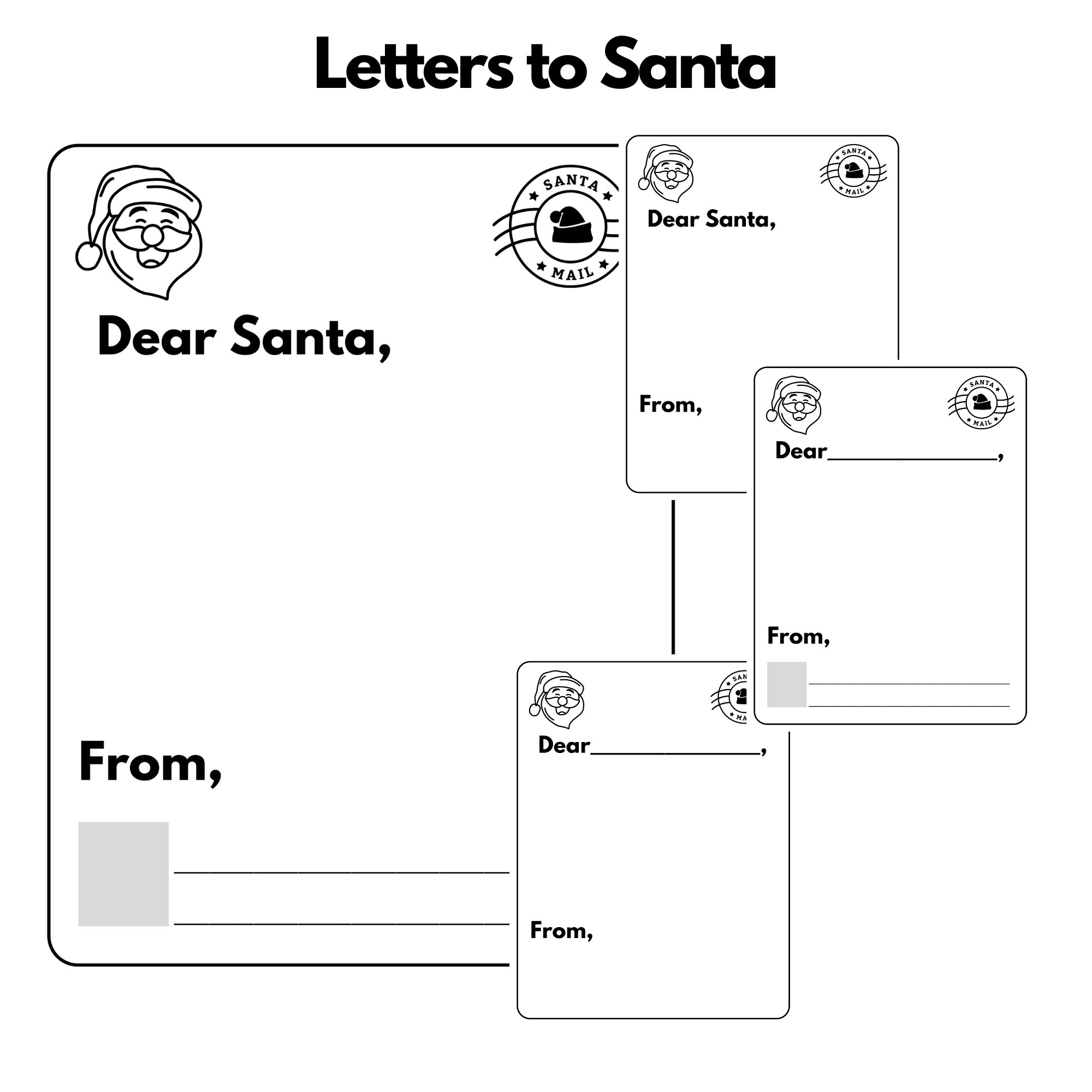 Letters to Santa — Preschool Vibes