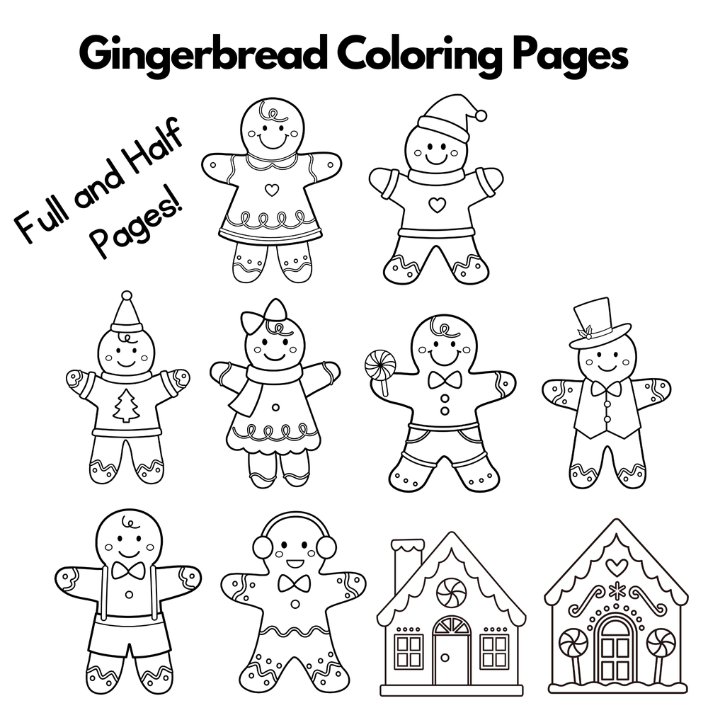 Half Sheet Coloring Pages [2025]