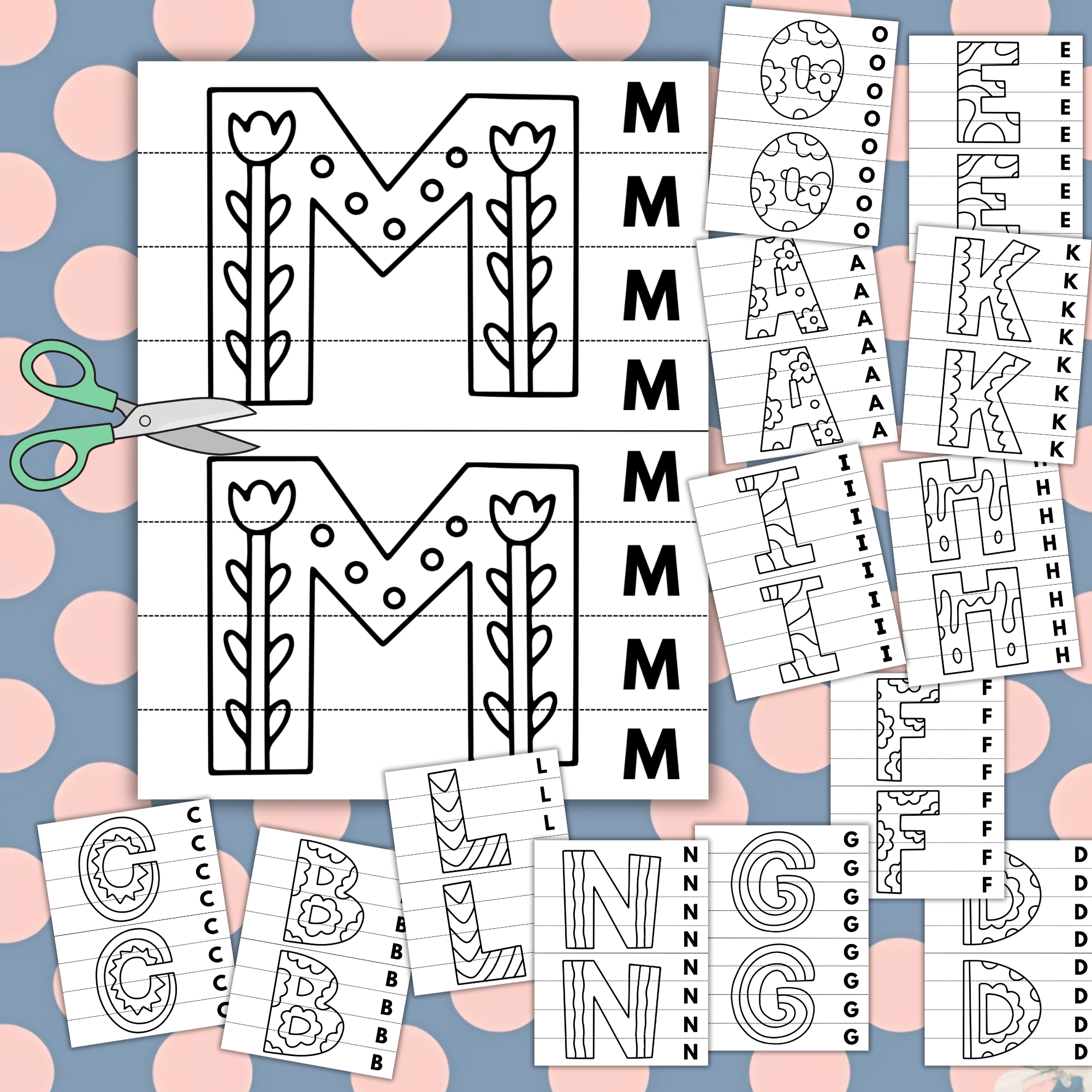 Literacy Skills & Letter Table — Preschool Vibes