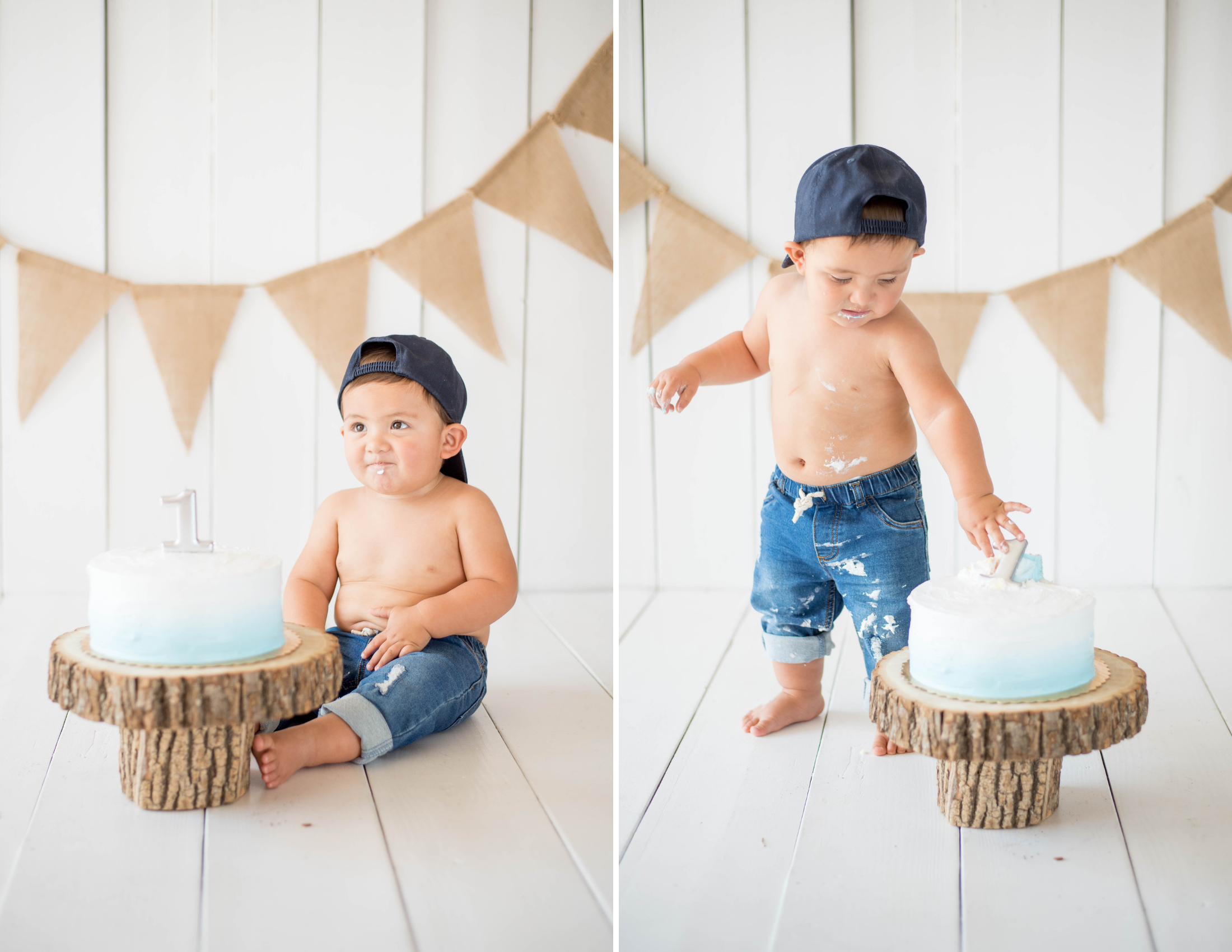 First Birthday Photoshoot | Baby Boy Cake Smash in Albuquerque, NM ...