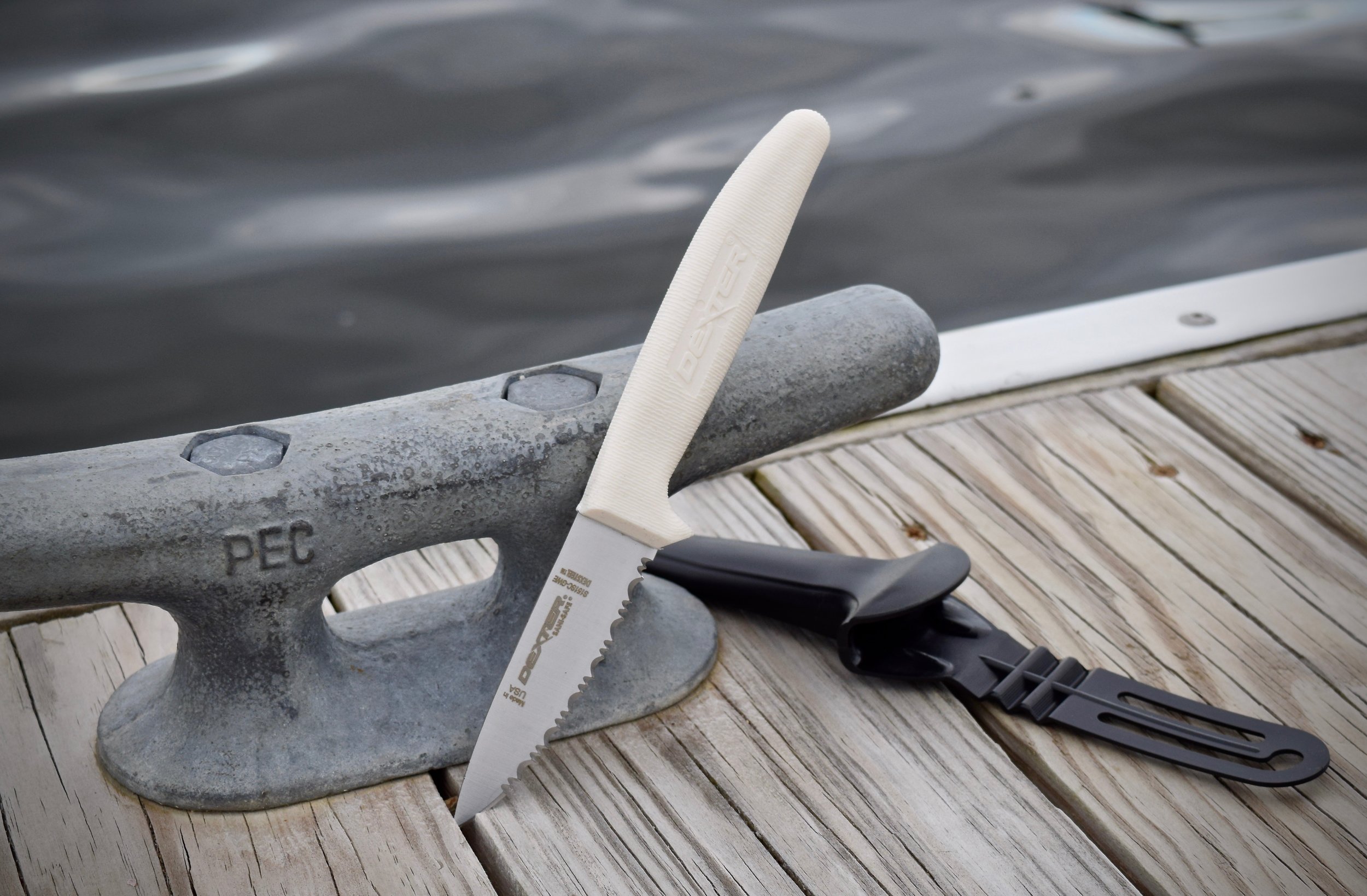 Dexter 3 1/2" Utility/Net Knife with Sheath — Nautical Gifts and Gear ...
