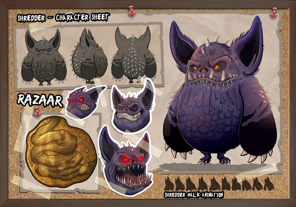 Creating a character design sheet for concept art — ALDERSAUR