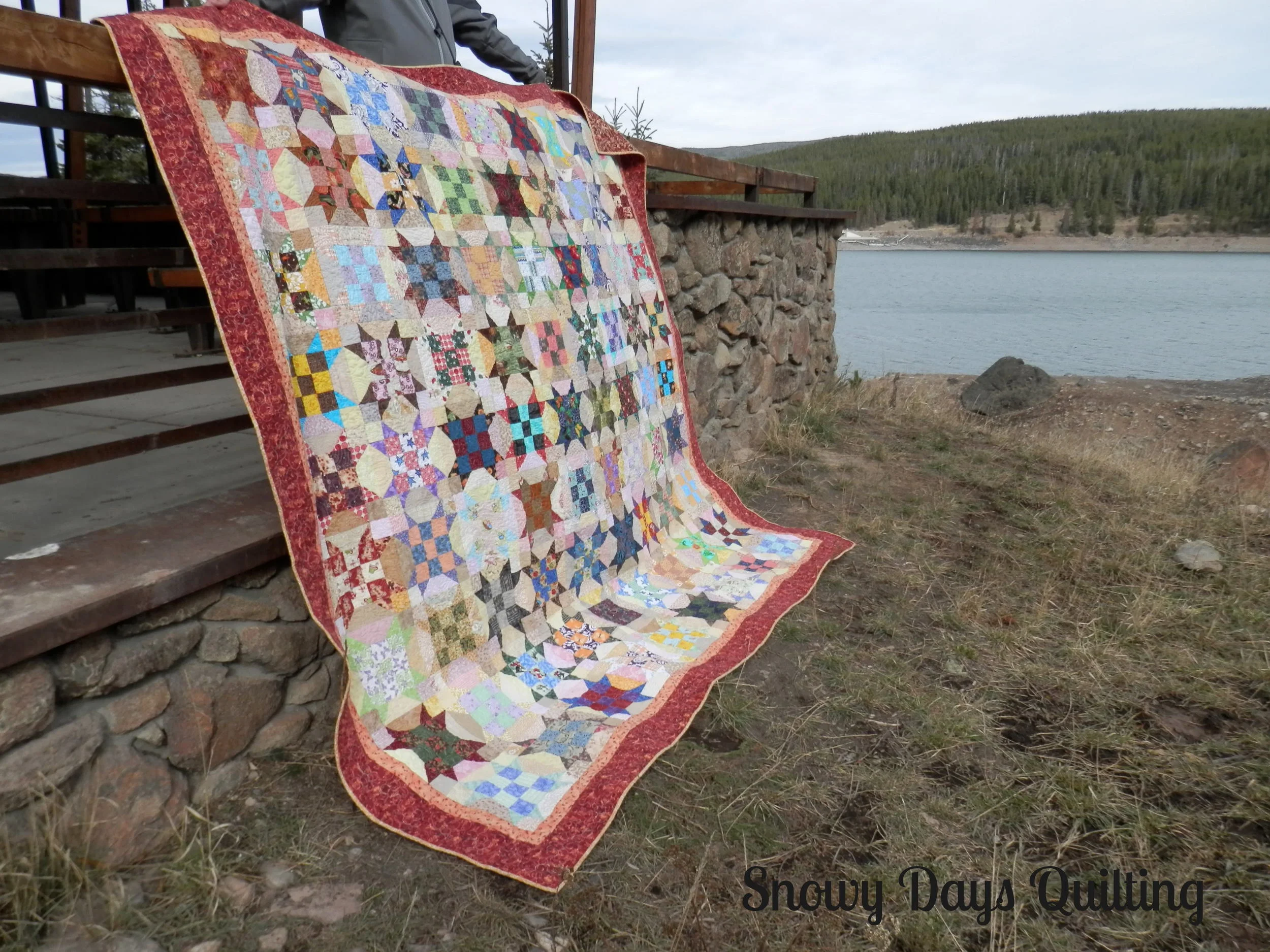 Finished: My First Quilt — Snowy Days Quilting