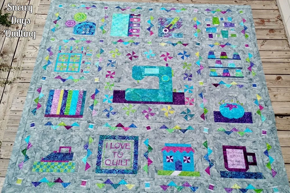 Sew Let's Quilt Along: Final Quilt Setting — Snowy Days Quilting
