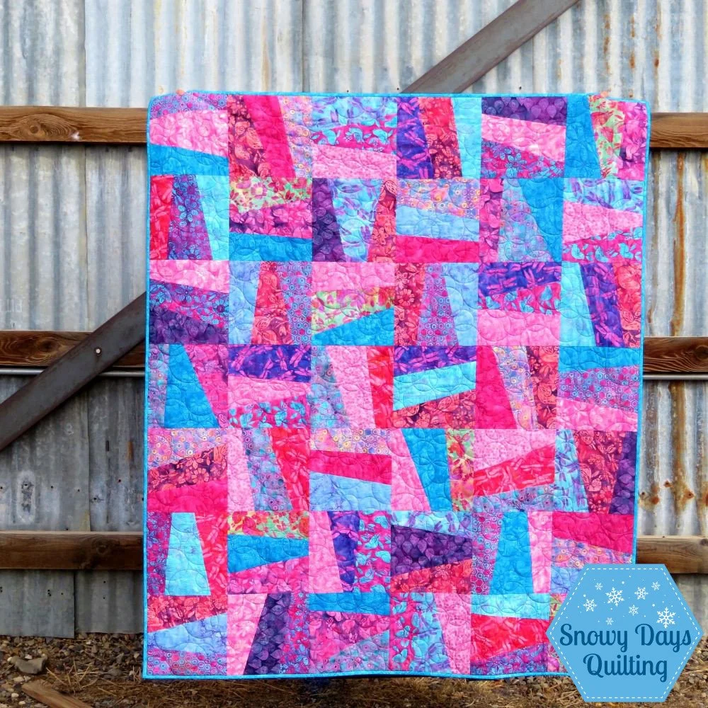 Wonky Rails Quilt - So Quick and Easy! — Snowy Days Quilting