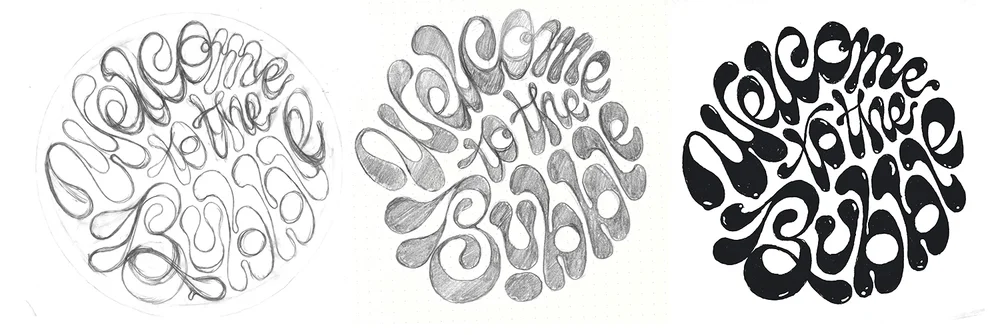 Refining a Lettering Piece by Hand — Efdot Studio