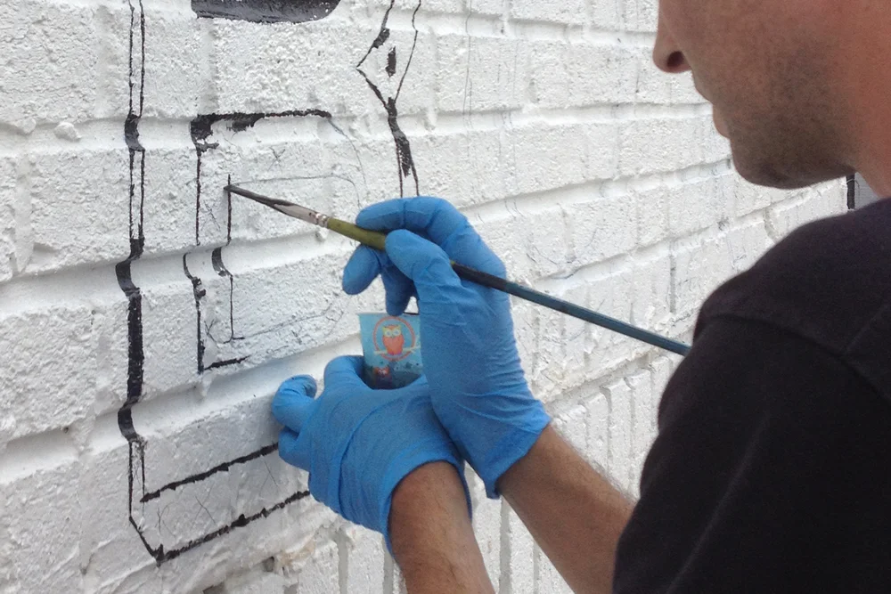 Going Big: How to Transfer Lettering to a Wall — Efdot Studio