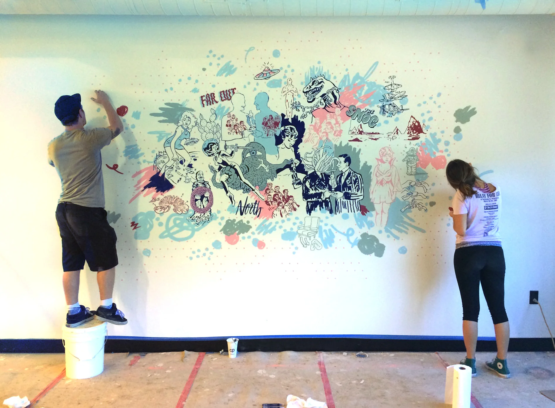 Going Big: How to Transfer Lettering to a Wall — Efdot Studio