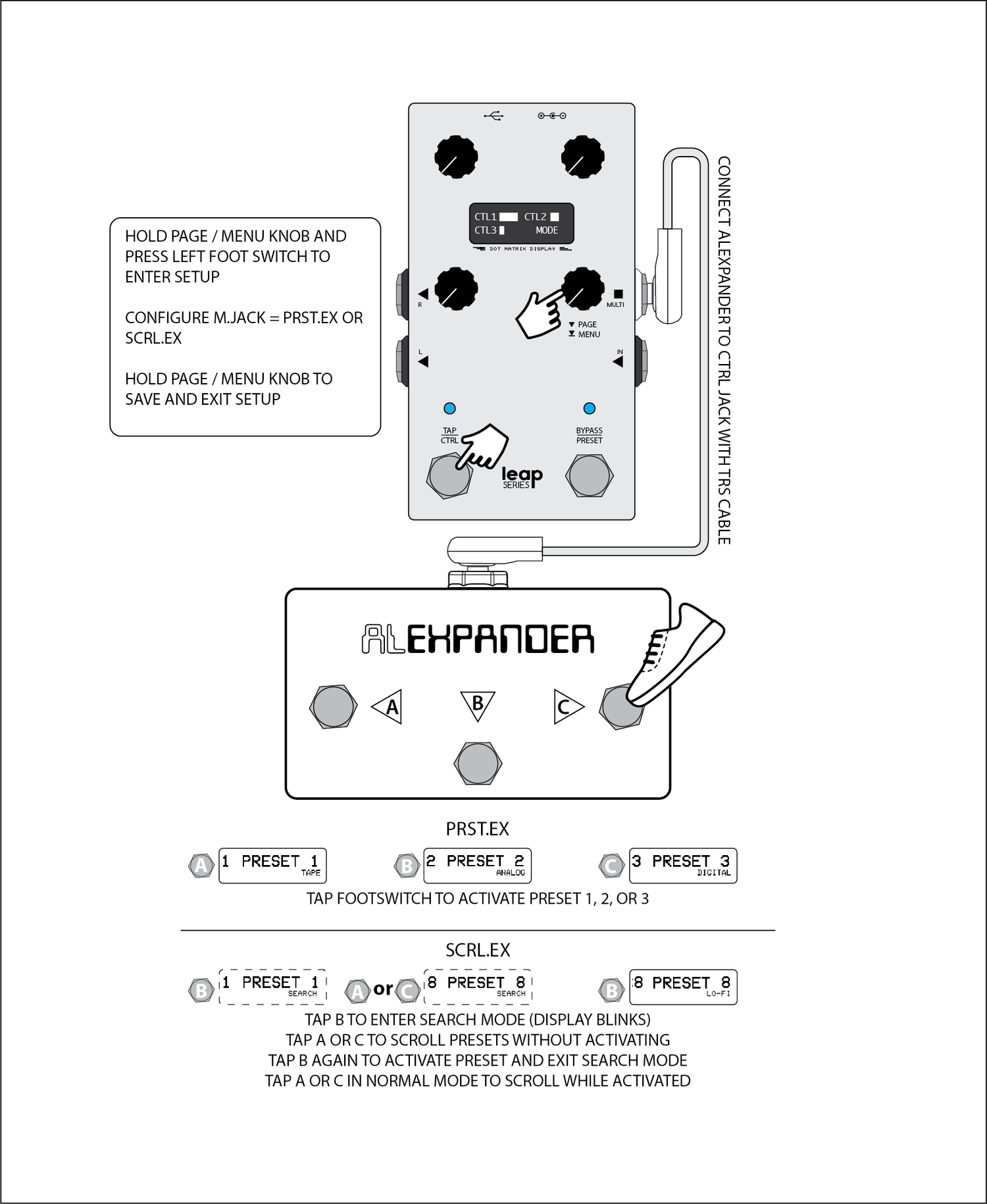 AlExpander Remote Foot Controller — Alexander