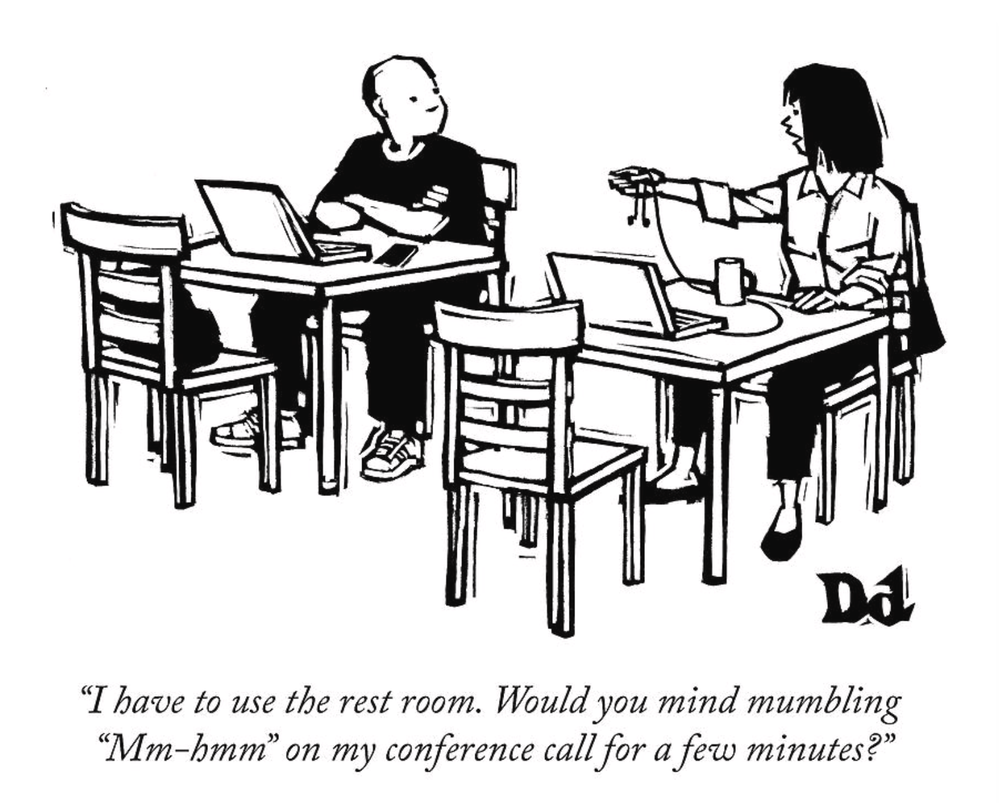 Conference Call Cartoon