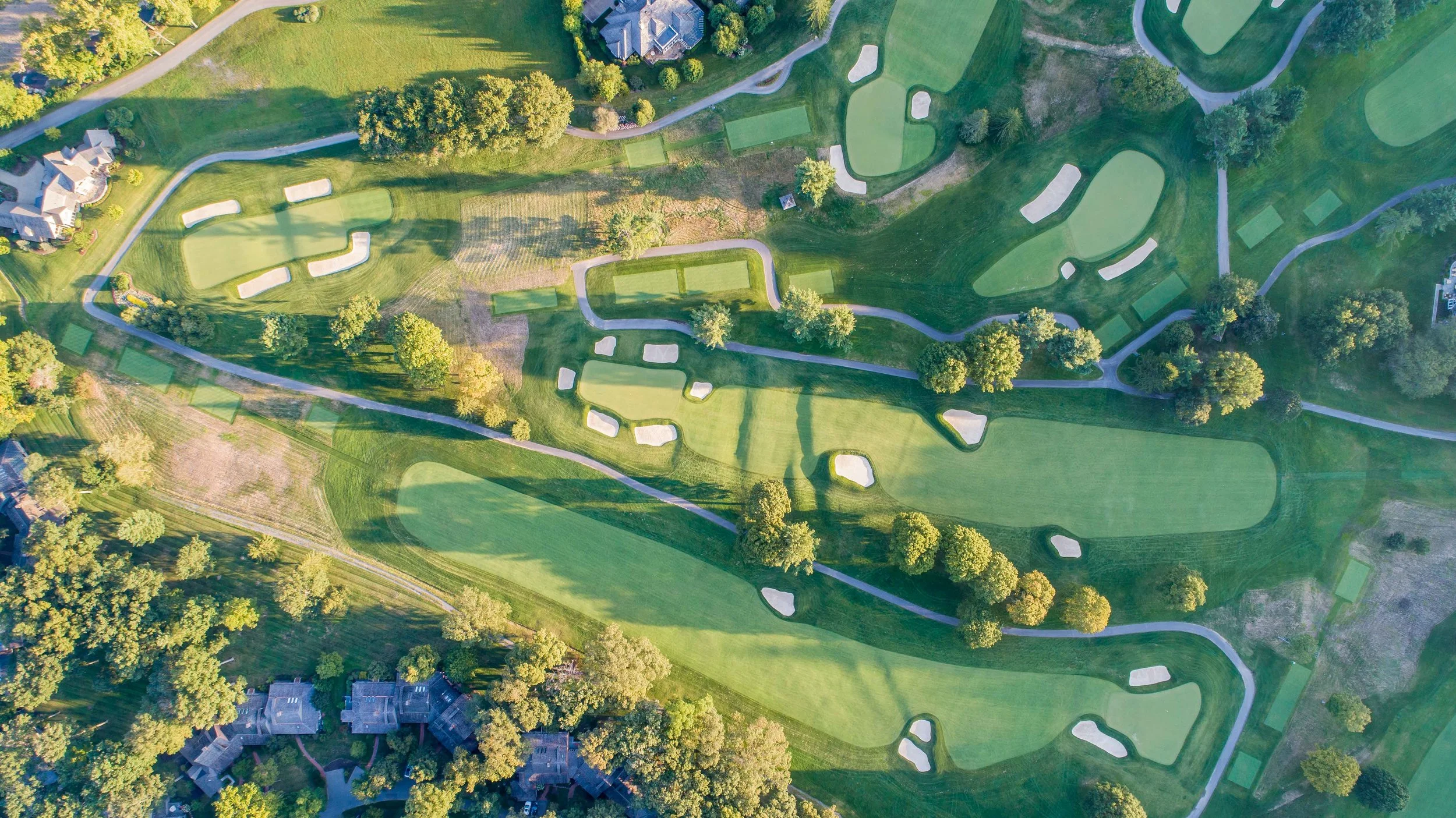 Golf Course Aerial View
