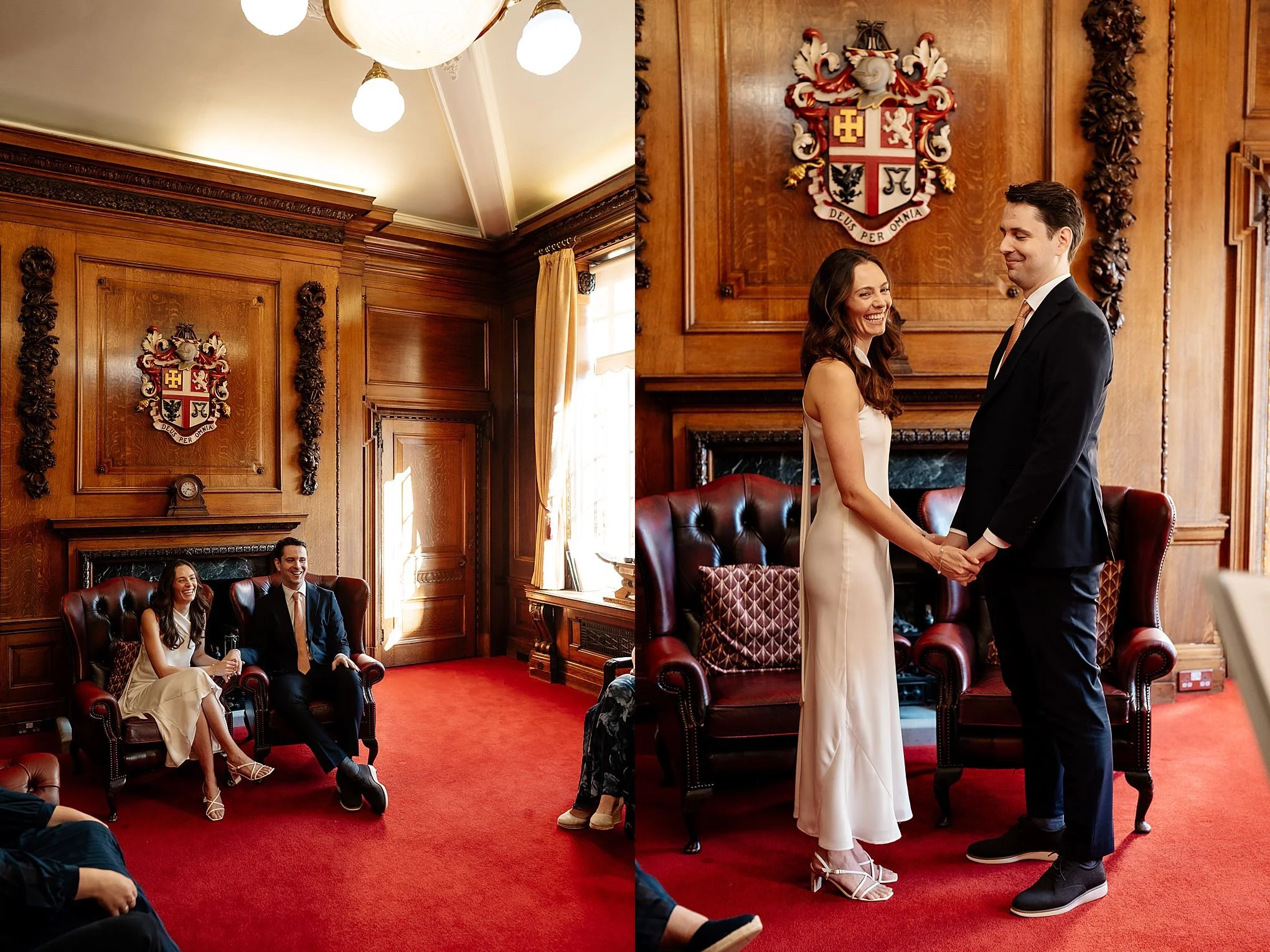 An intimate wedding in the Mayor's Parlour at Islington Town Hall ...