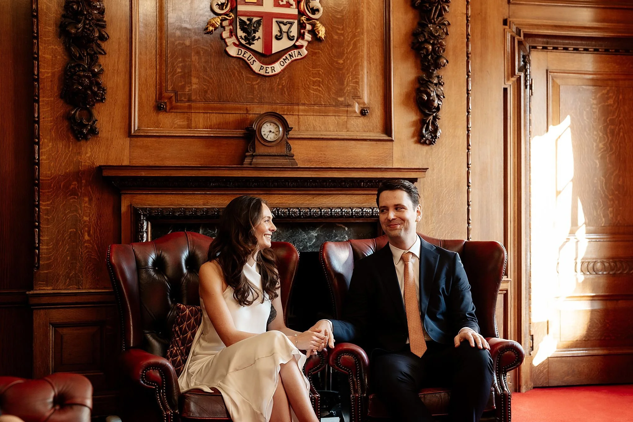 An intimate wedding in the Mayor's Parlour at Islington Town Hall ...