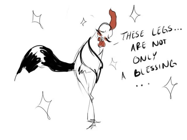 Modern Game Chicken Curse — raveyrai