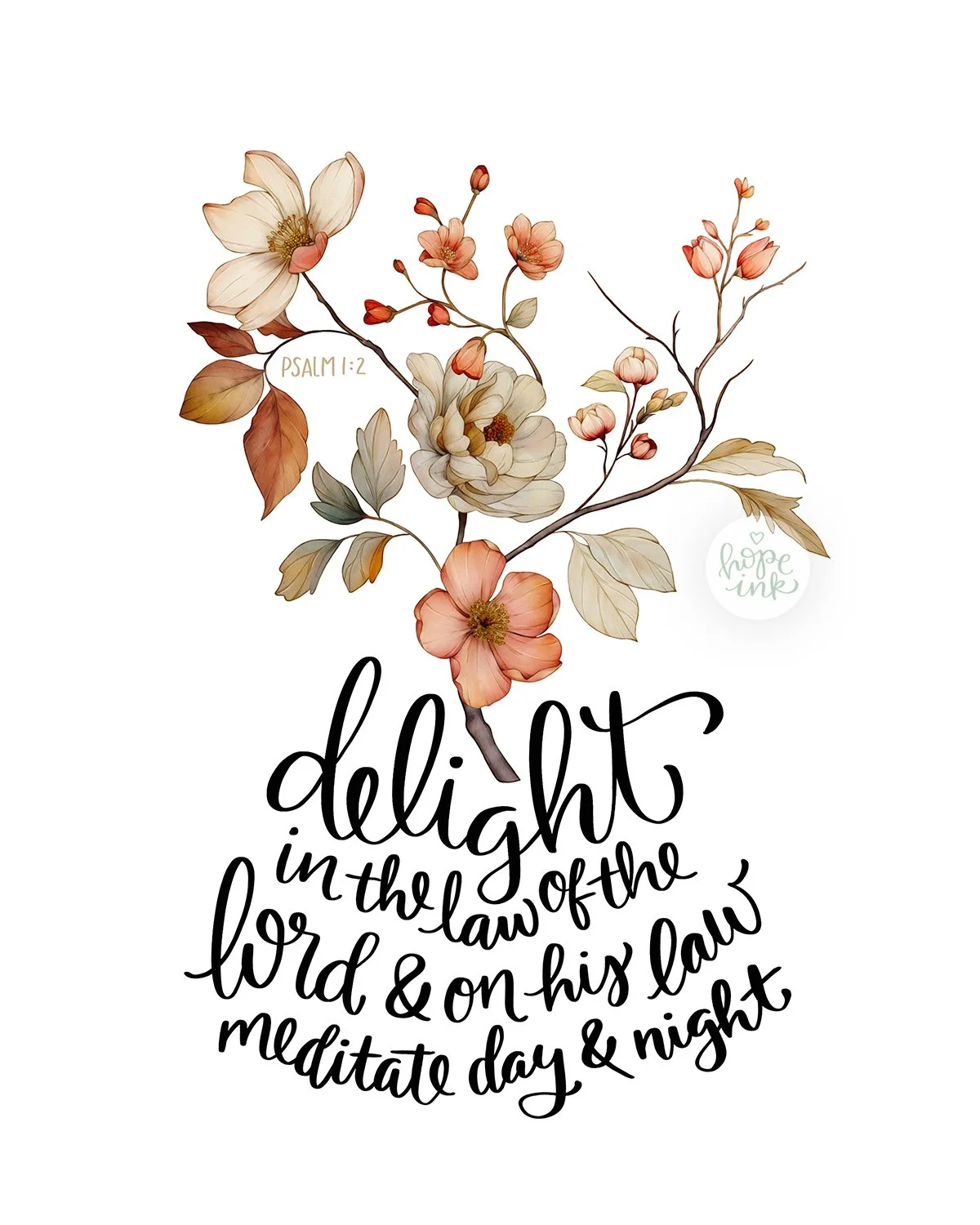 Meditate: Instant Art Printable — Hope Ink