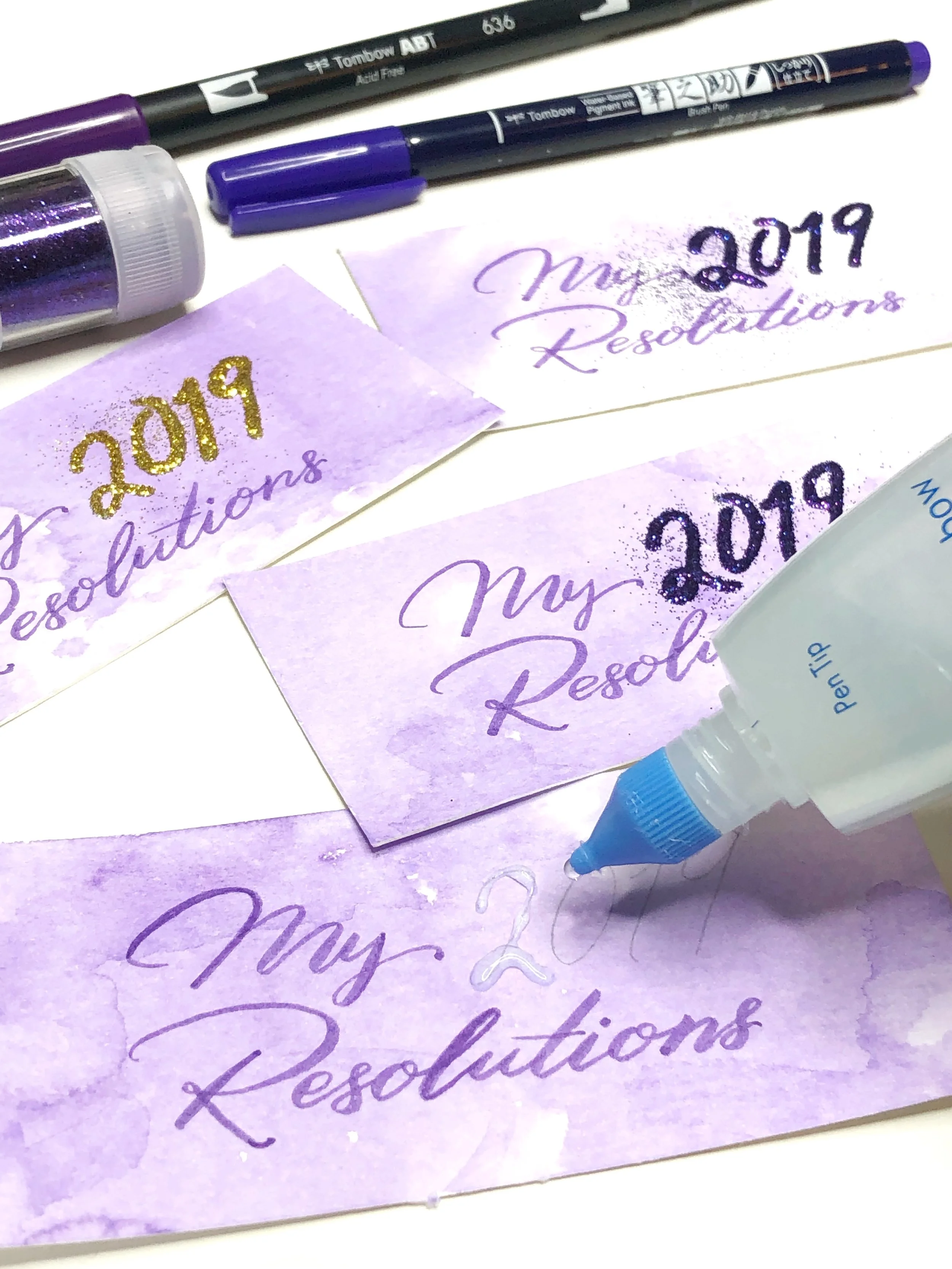 New Year's Resolution Cards — Brown Paper Bunny Studio