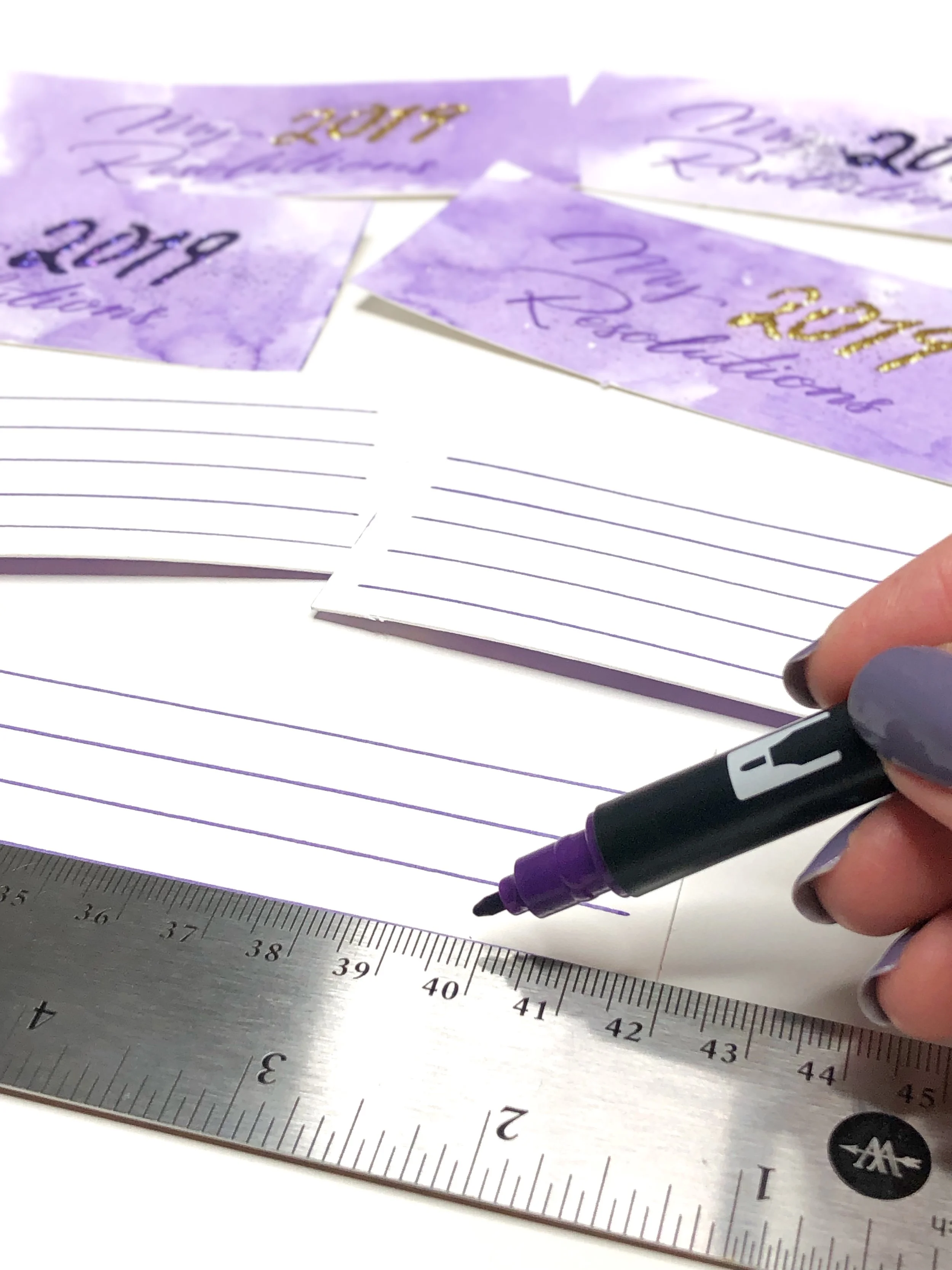 New Year's Resolution Cards — Brown Paper Bunny Studio