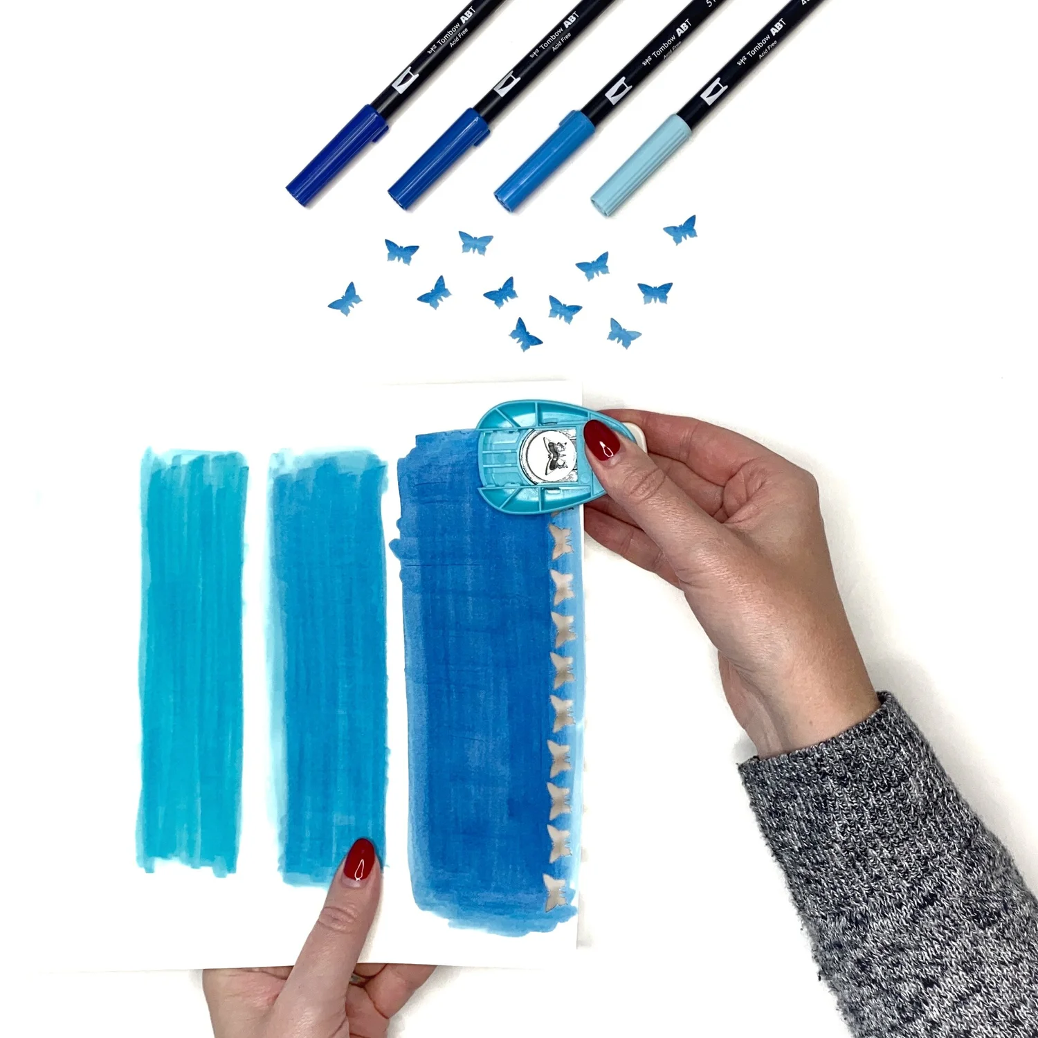 Word of the Year Butterfly Art — Brown Paper Bunny Studio