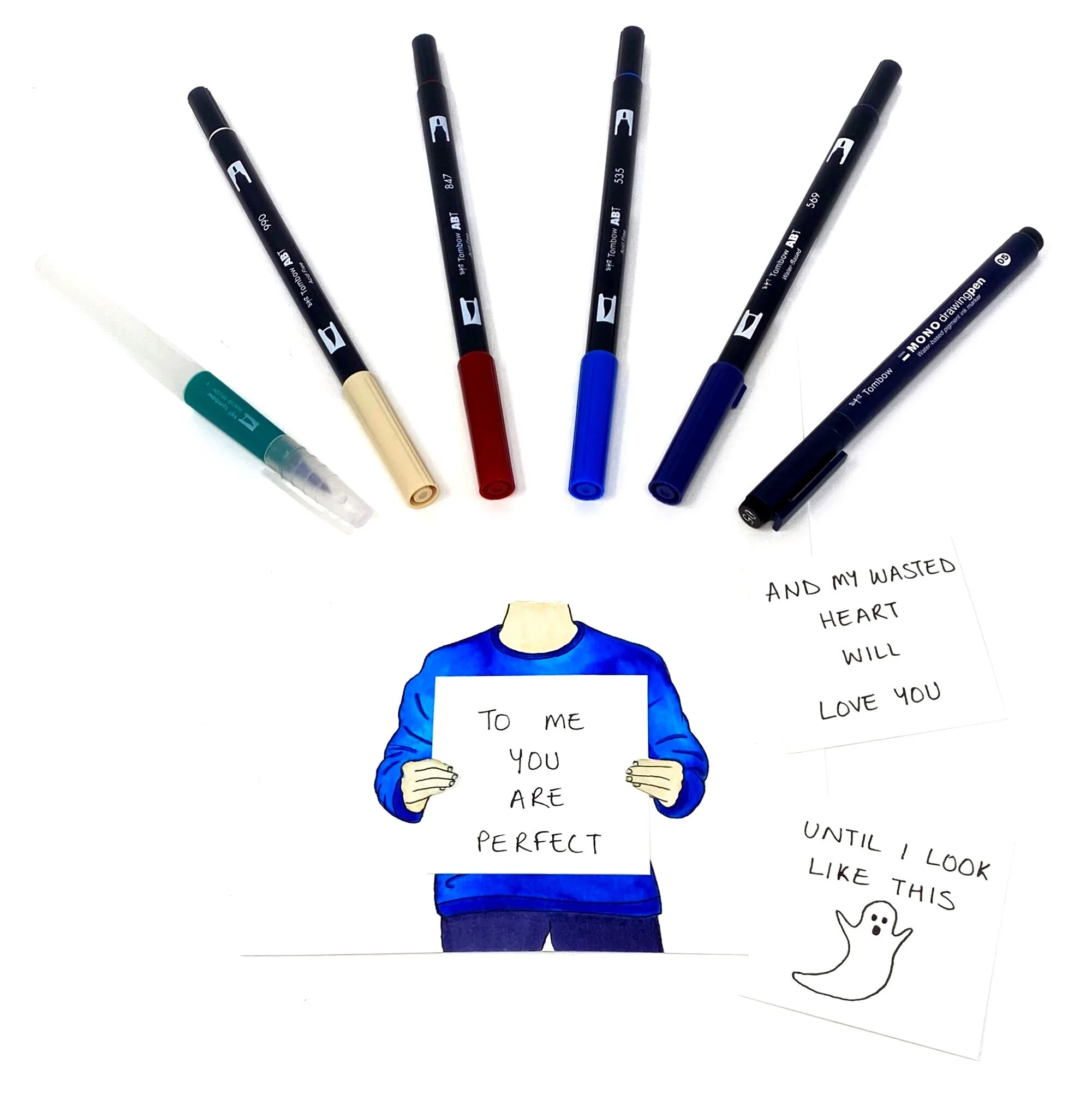 Love Actually Valentine's Card — Brown Paper Bunny Studio