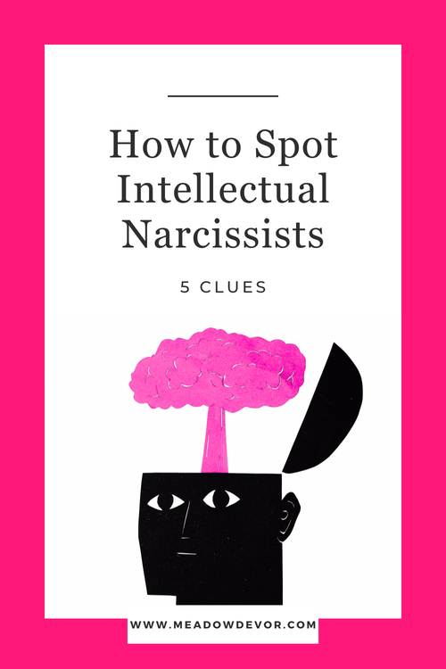 5 Clues to Spot an Intellectual Narcissist in Conversation — Meadow DeVor