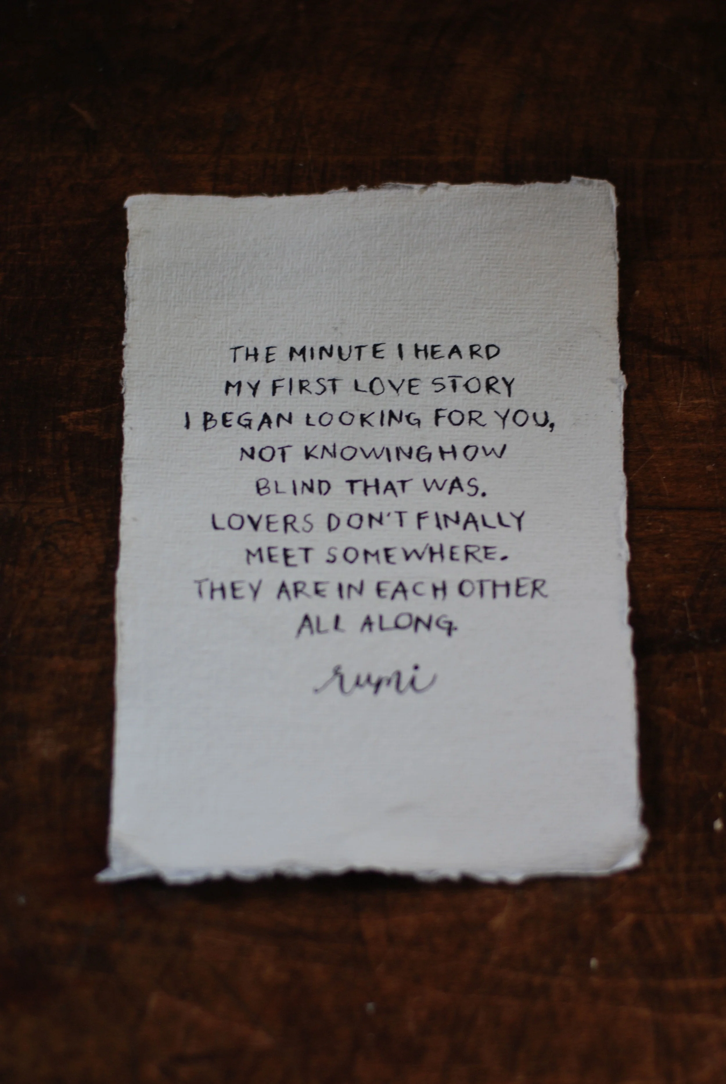 First Love Words