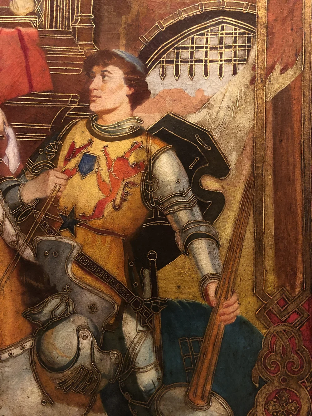 Knight On Horseback Painting