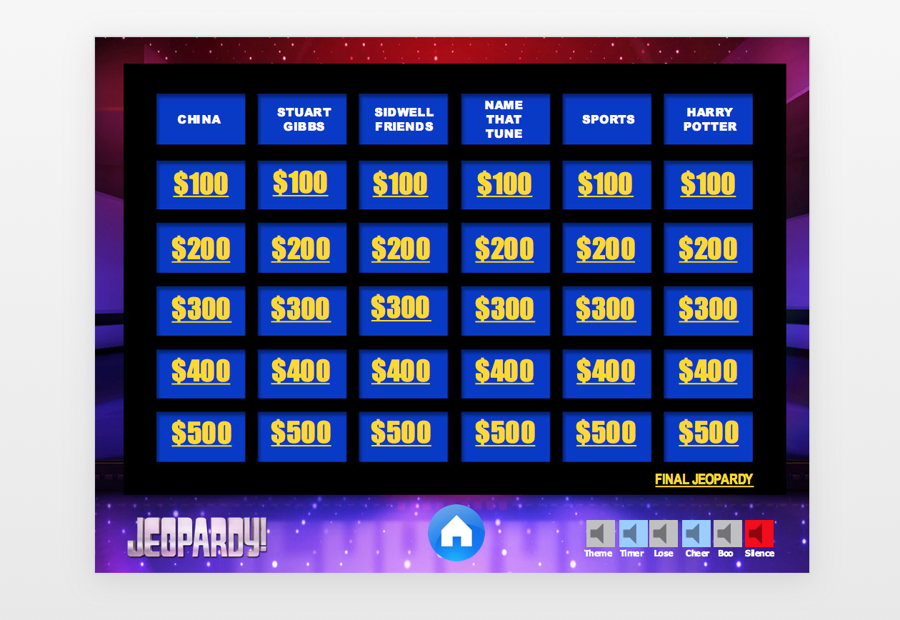 Hosting a Jeopardy! game show party for kids — Em-i-lis
