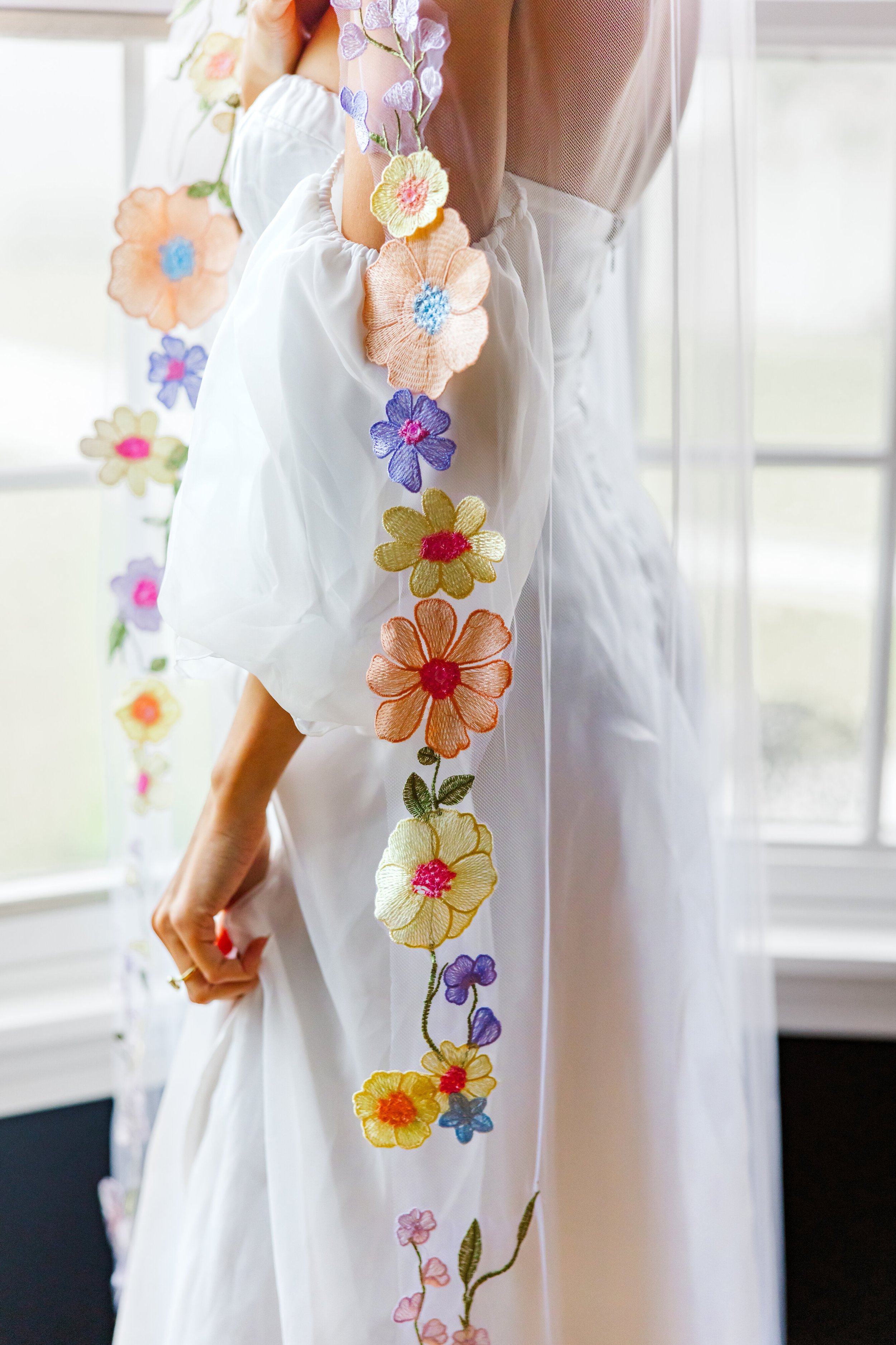 Rainbow Wedding Veil — Desireé Marie Design