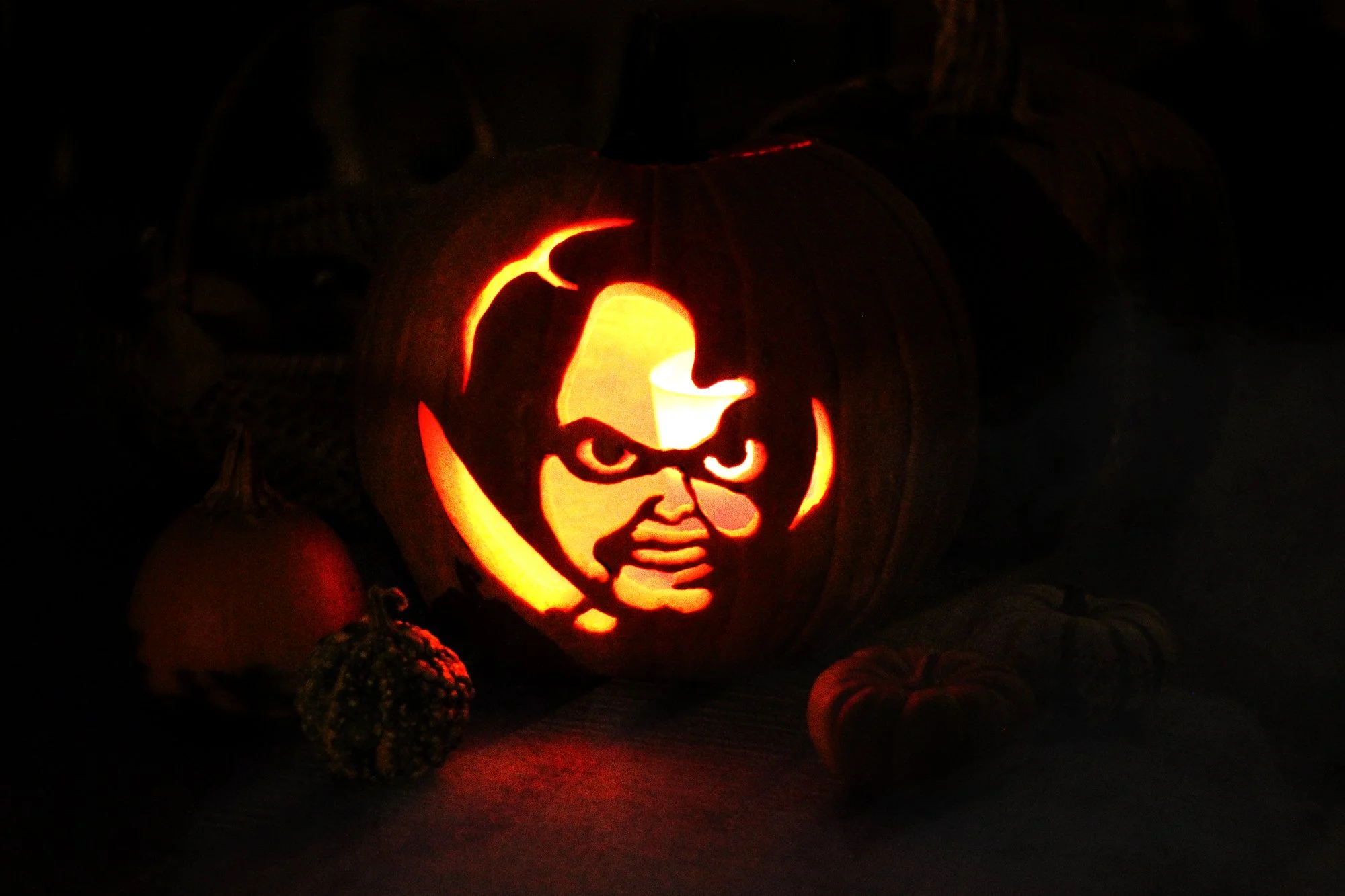 Chucky Pumpkin Carving