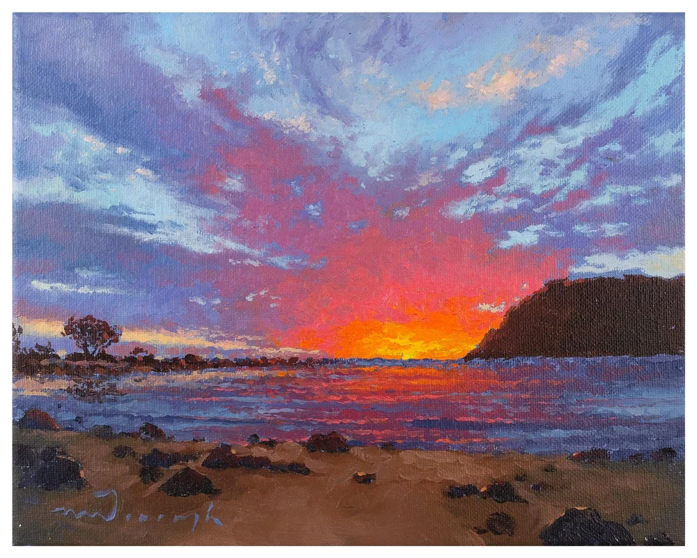 Sunrise Sky Painting