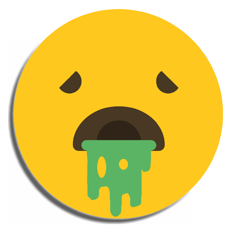 Throwing Up Face Emoji — K CUSTOM DESIGN