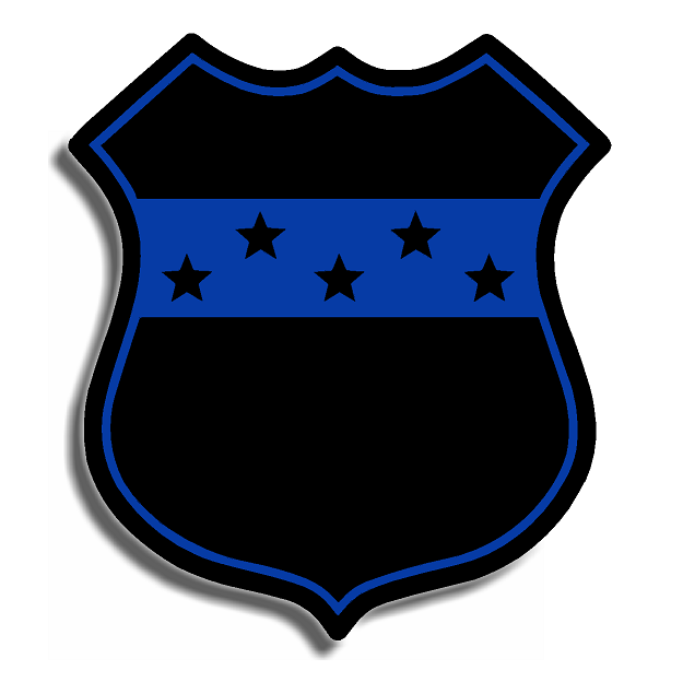 Five Star Dallas Police Badge — K CUSTOM DESIGN