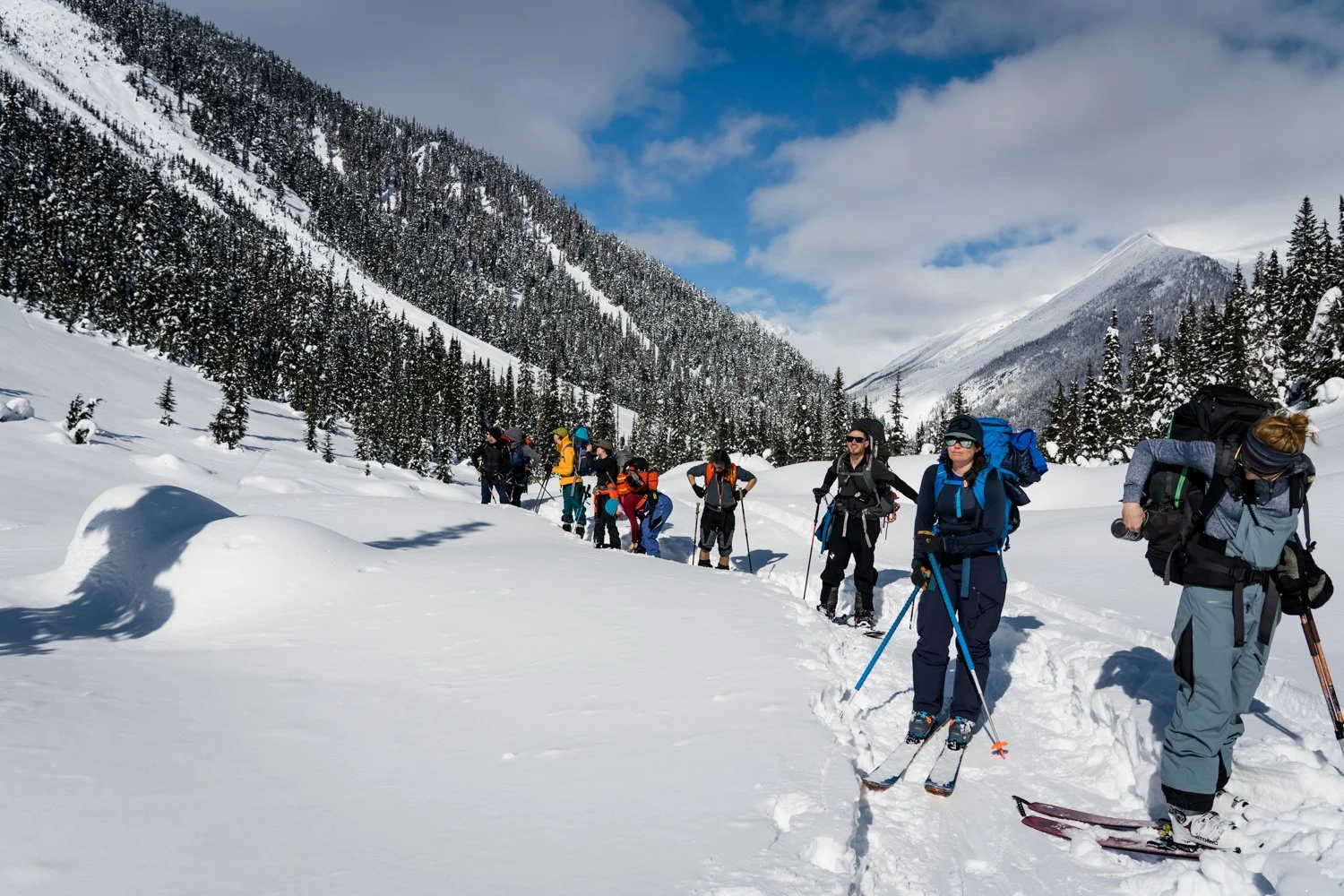 Katee Pederson - Splitboarding at the Asulkan Hut with the ACC