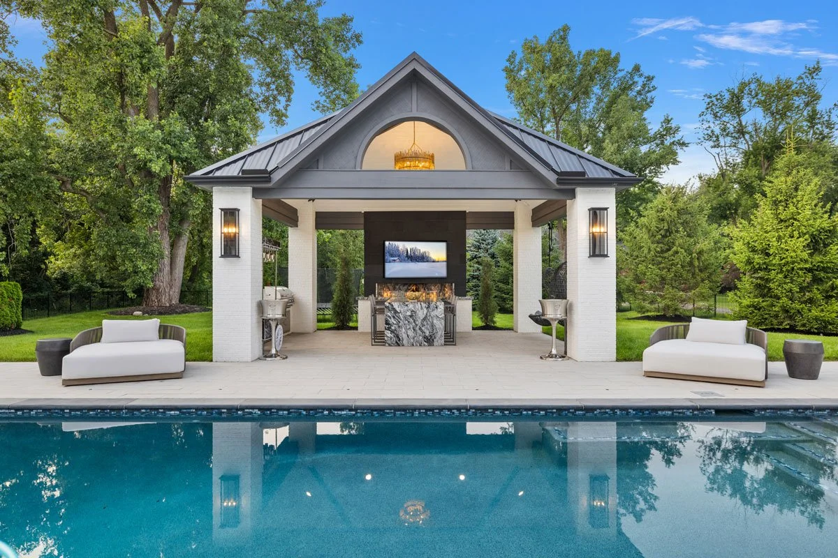 Project Spotlight: Nine's Luxury Pool & Pavilion Redesign | Striking ...