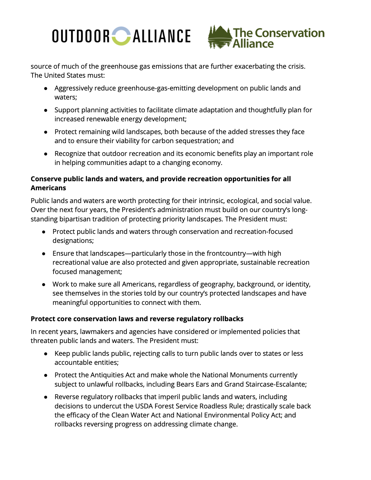 The Outdoor Community's Vision for Public Lands and Waters — Outdoor ...