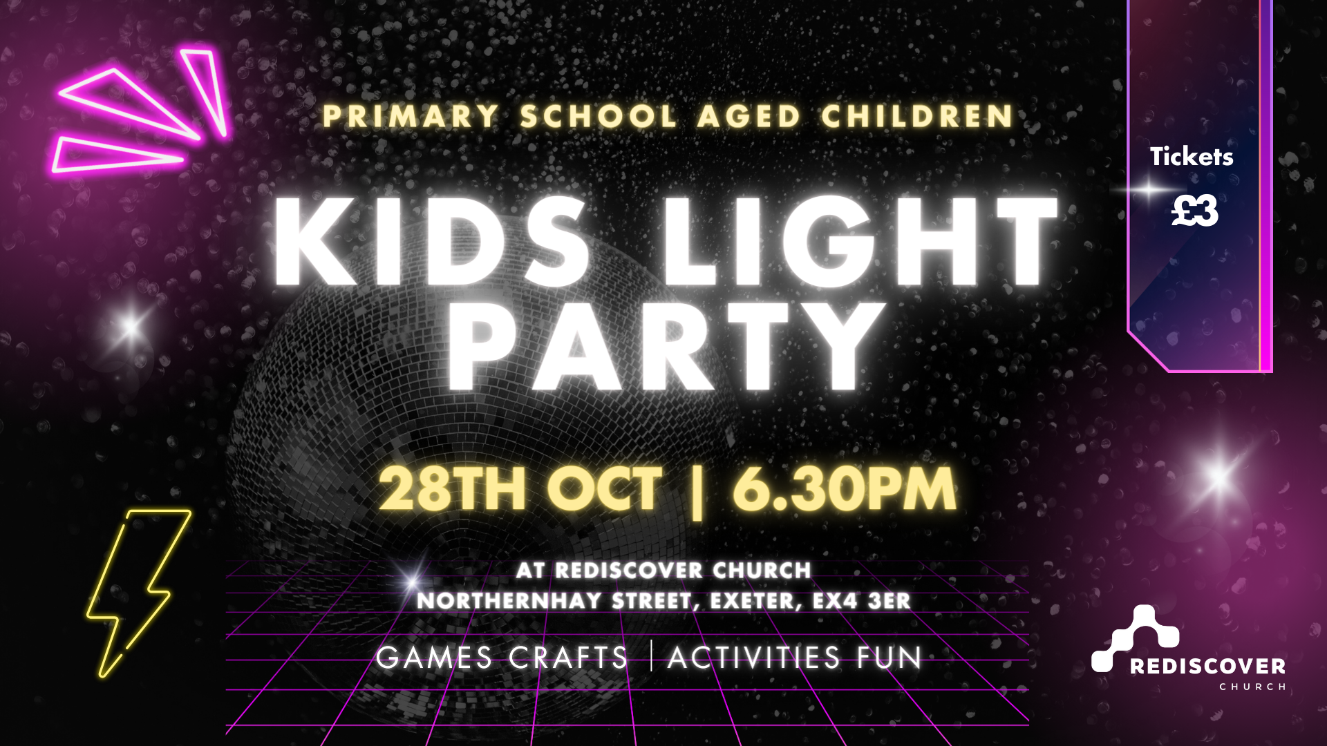 Kids Light Party — Rediscover Church