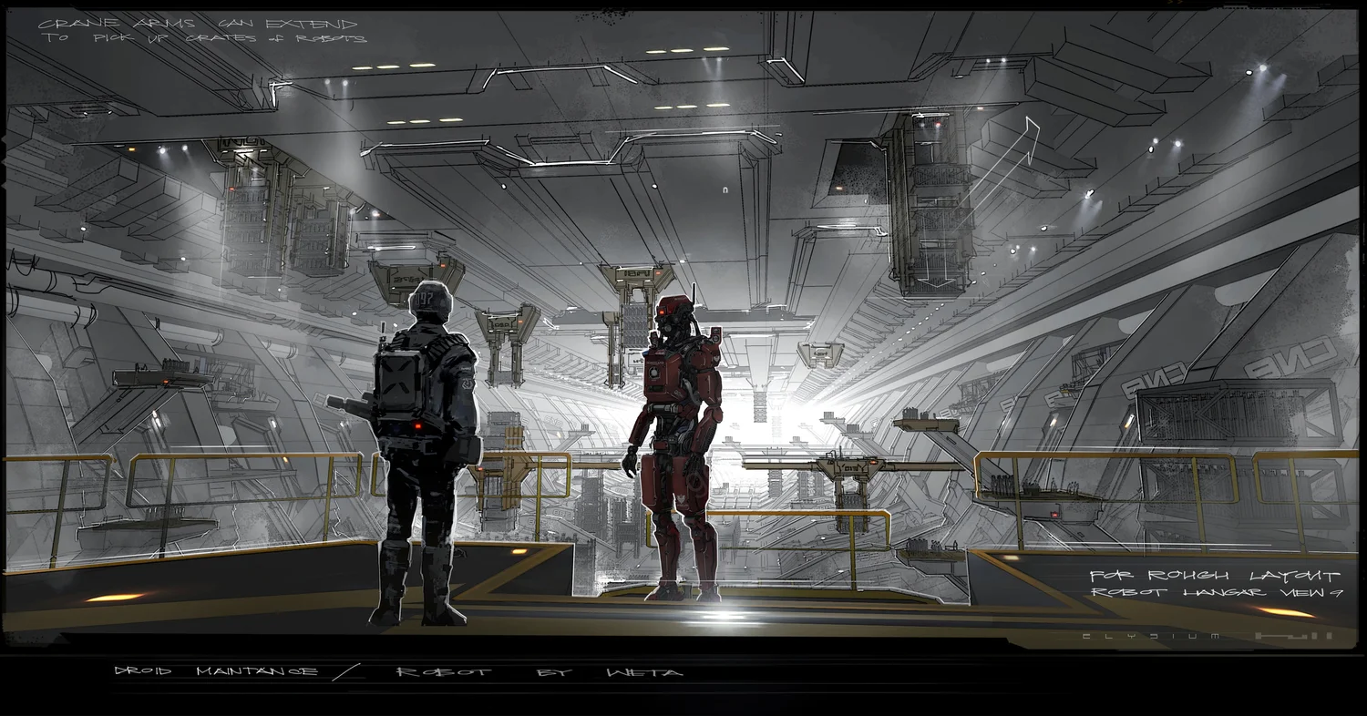 Elysium Space Station Concept Art