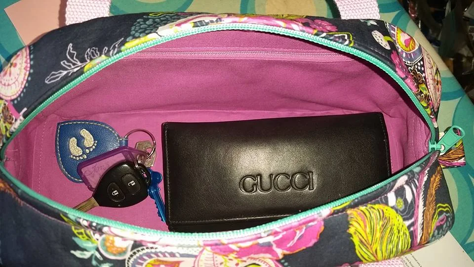 How to finish a bag with a Drop-In style Lining — RLR Creations